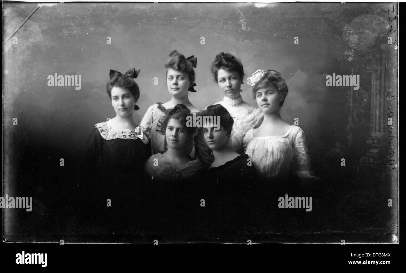 This group portrait from 1903 features the children of Mrs. Fred Nagel ...