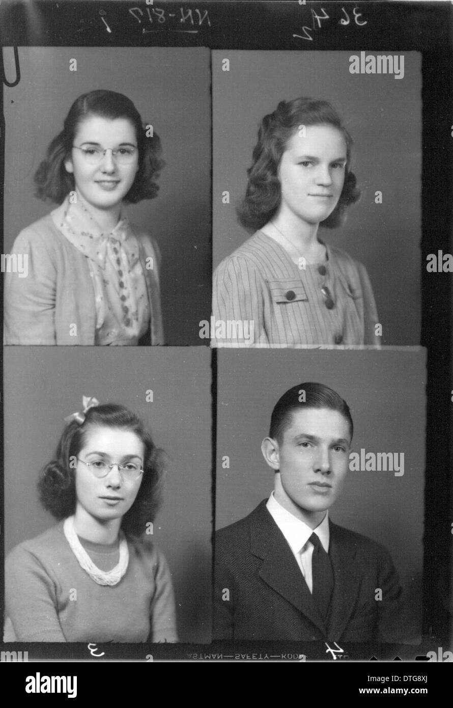 Old high school yearbooks hi-res stock photography and images - Alamy