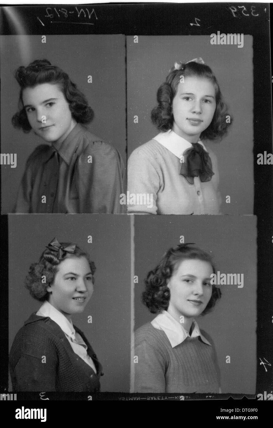 1940 yearbook Black and White Stock Photos & Images - Alamy