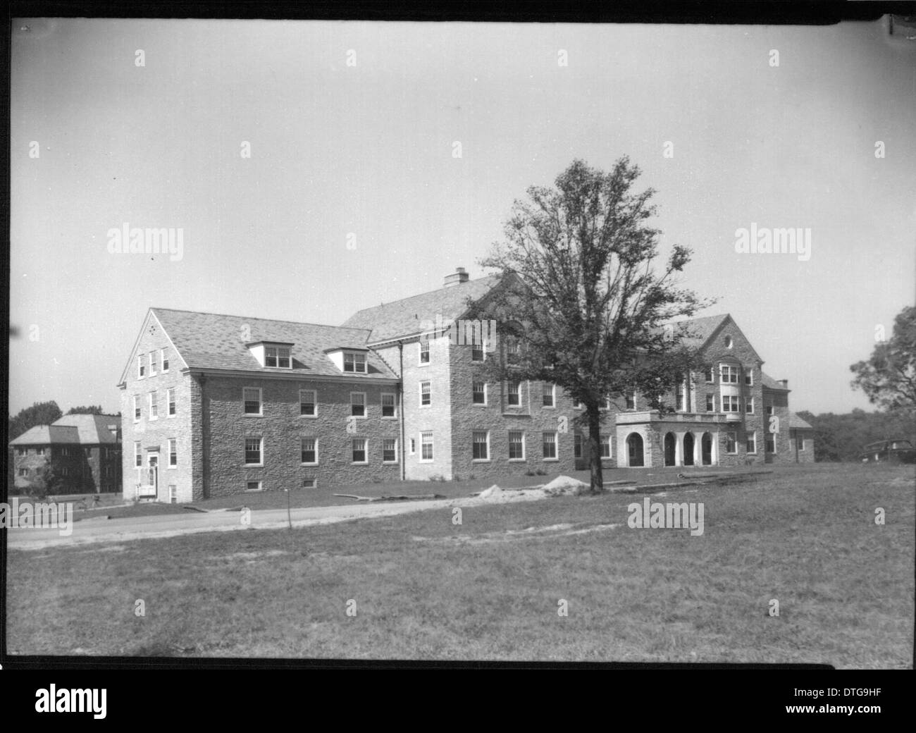 Historic western buildings Black and White Stock Photos & Images - Alamy