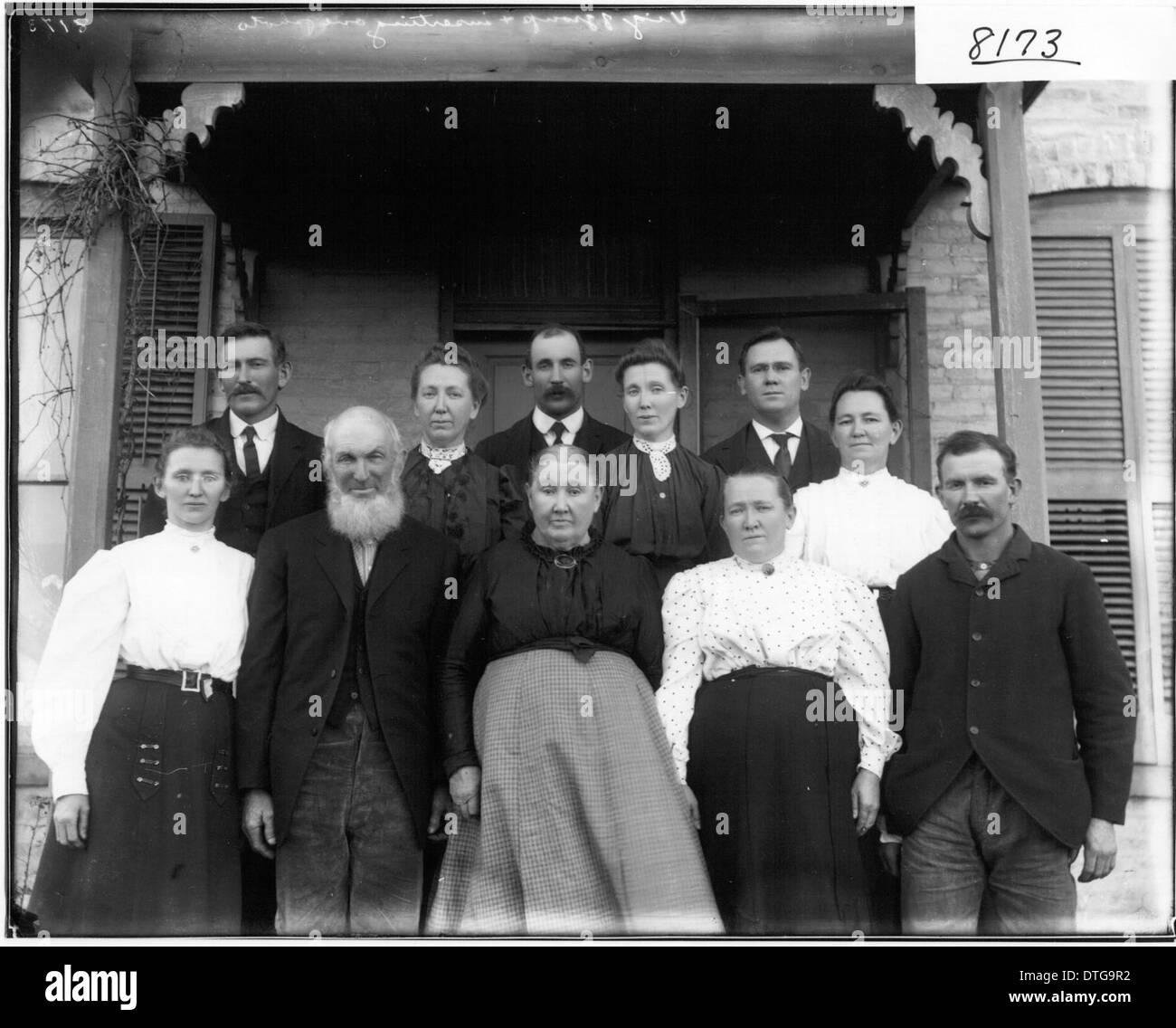 A vintage photograph from 1907 captures the J. B. Smith family on their ...