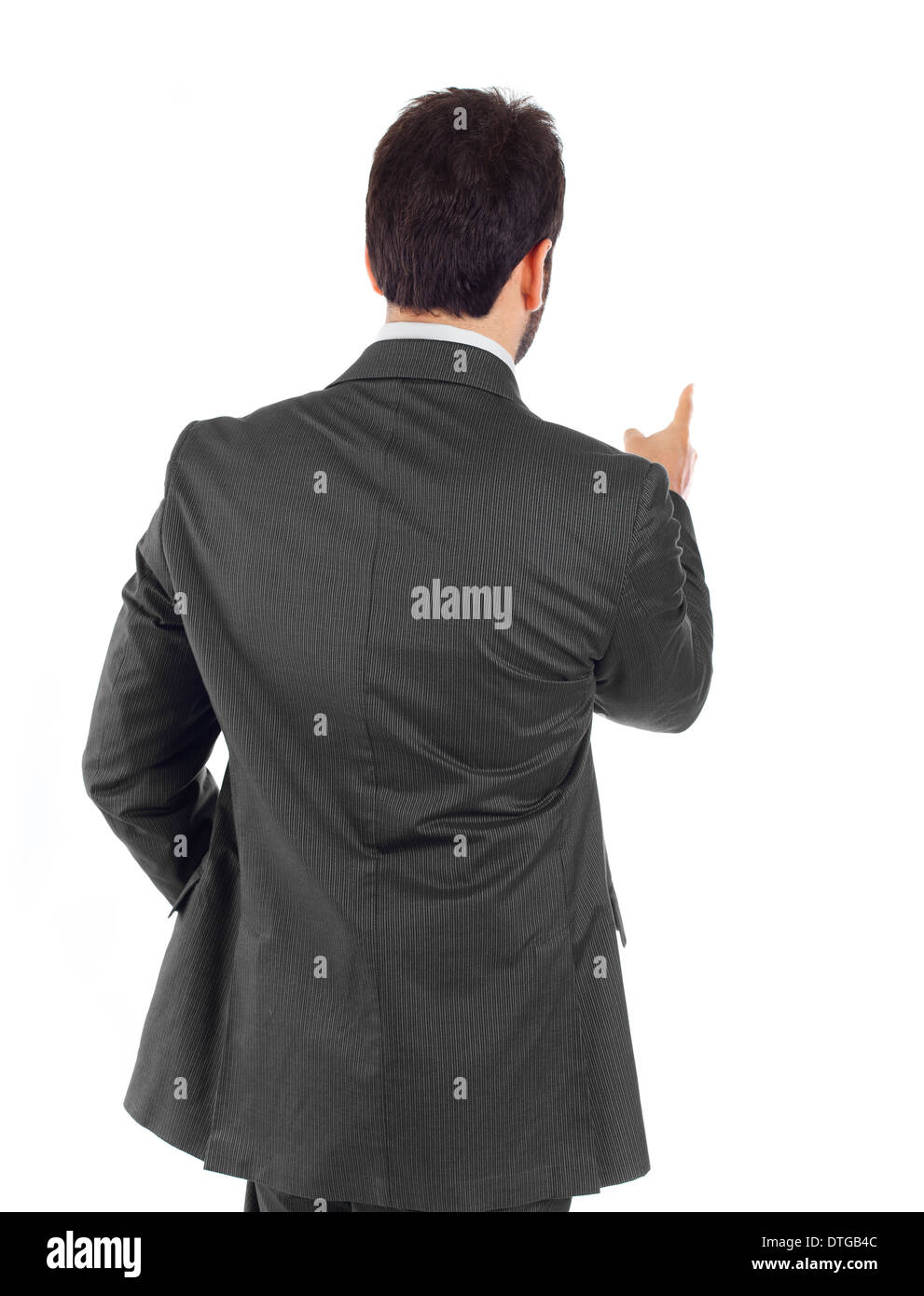 Young man back turned camera hi-res stock photography and images - Alamy