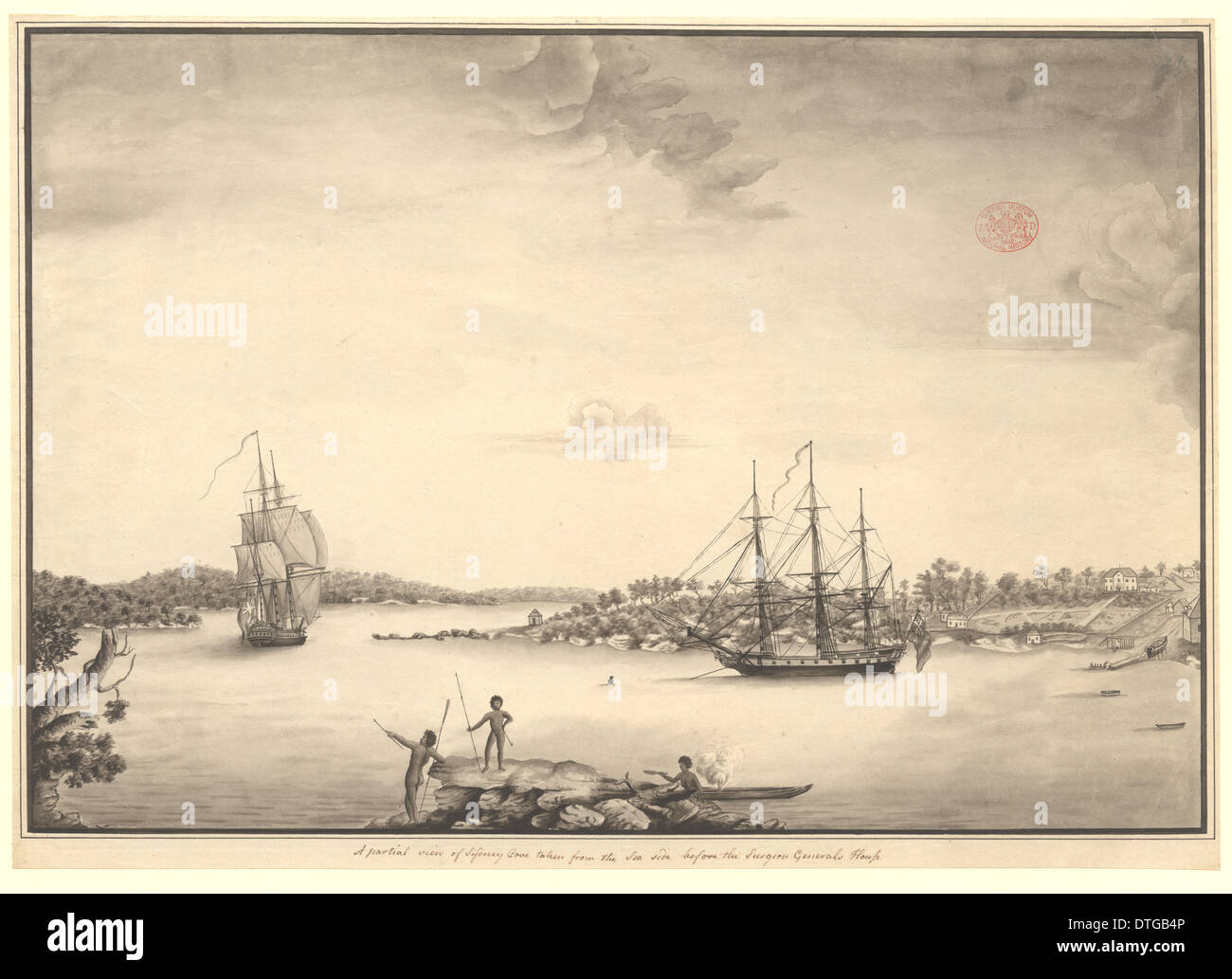 A partial view of Sydney Cove Stock Photo - Alamy