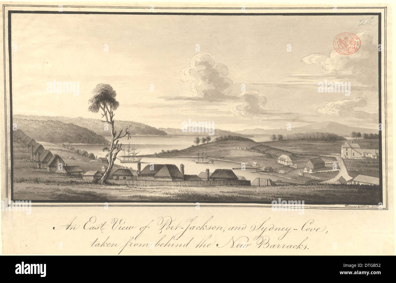 An East view of Port Jackson Stock Photo - Alamy