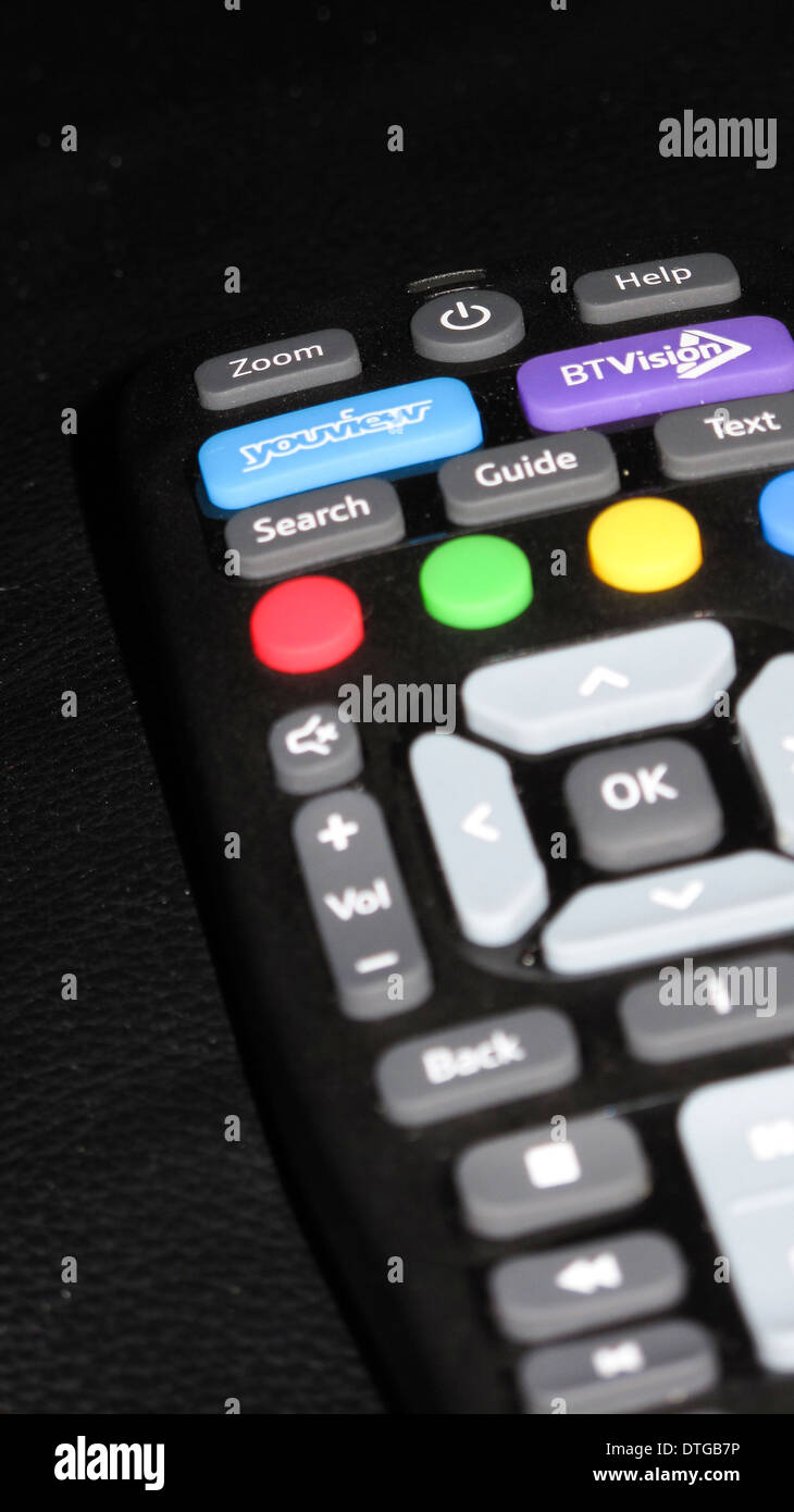 Youview remote control TV handset Stock Photo - Alamy