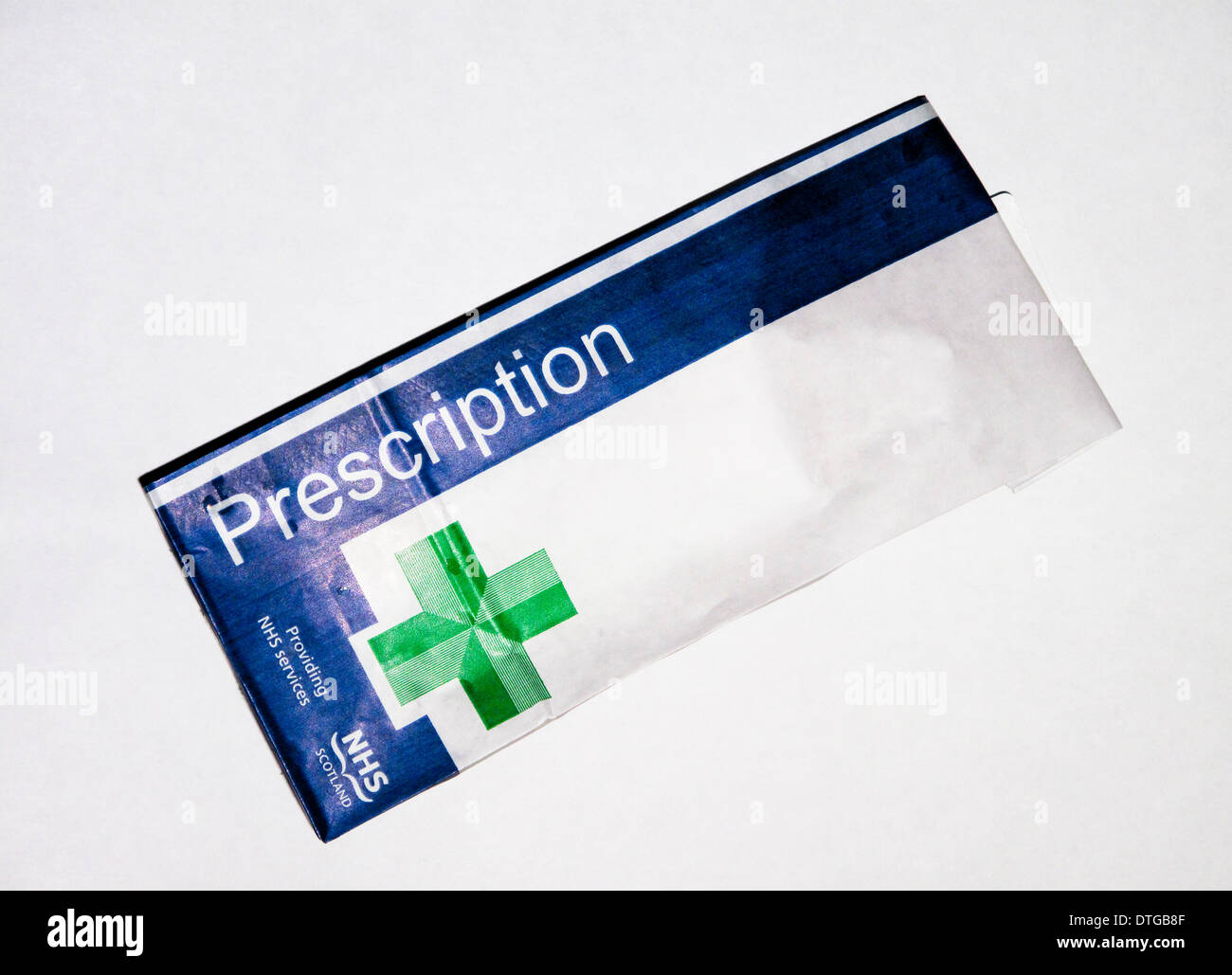 UK NHS prescription packet Stock Photo - Alamy