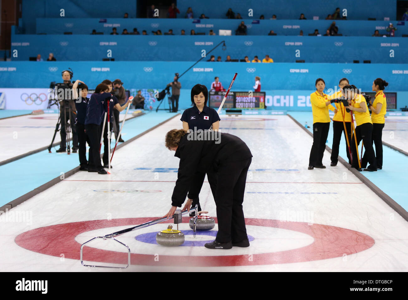 Sochi, Russia. 17th Feb, 2014. General view Curling : Women's Round ...