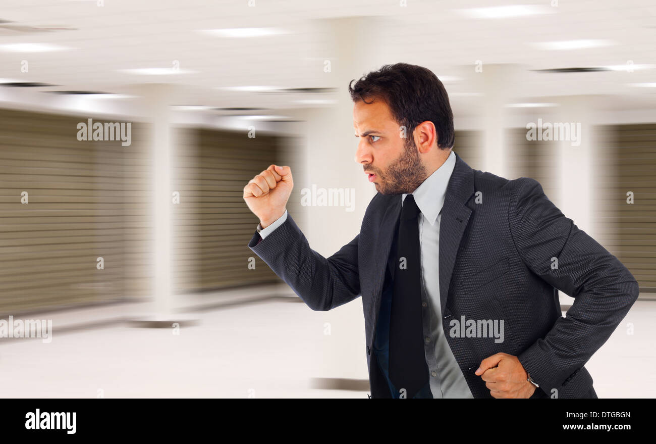 Running to office hi-res stock photography and images - Alamy