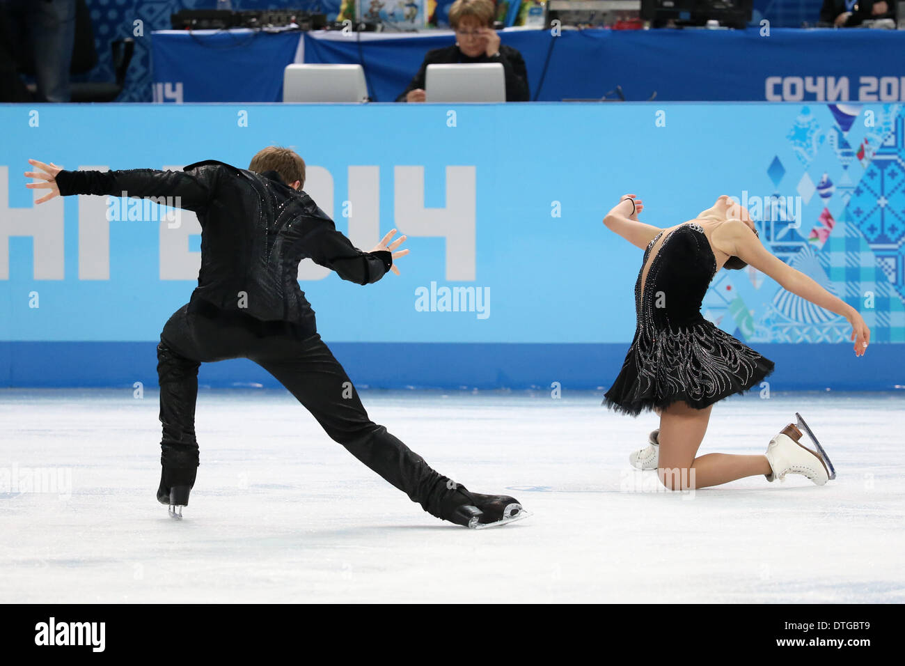 Sochi, Russia. 17th Feb, 2014. Elena Ilinykh & Nikita Katsalapov (RUS ...