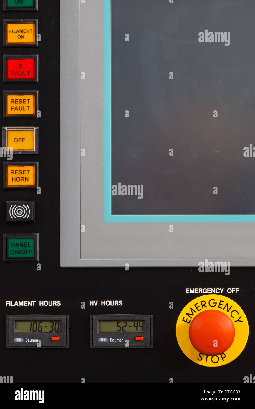 Big red emergency stop button hi-res stock photography and images - Alamy