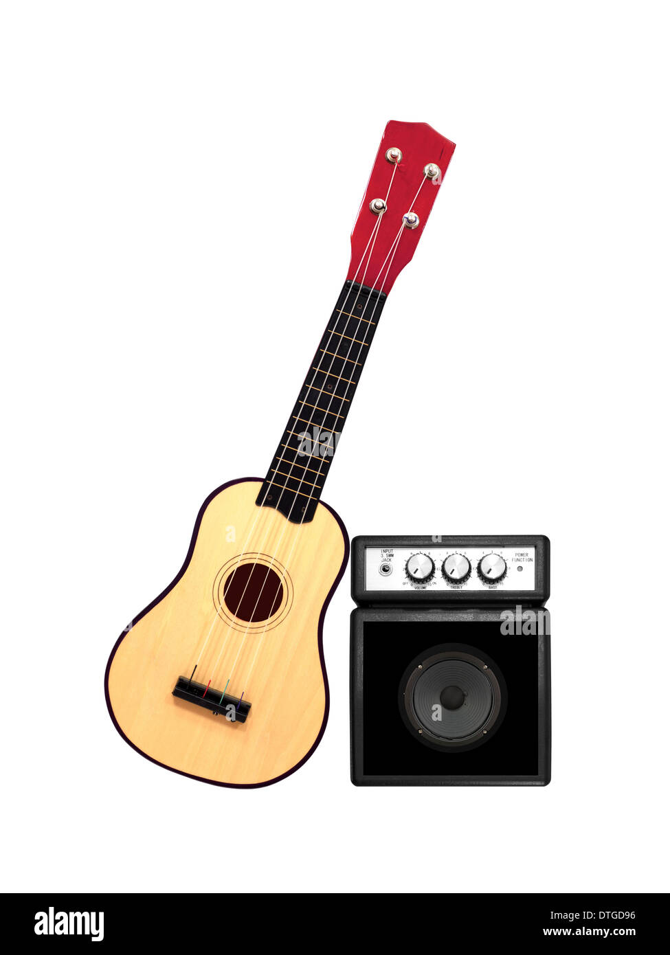 Musical equipment isolated against a plain background Stock Photo - Alamy