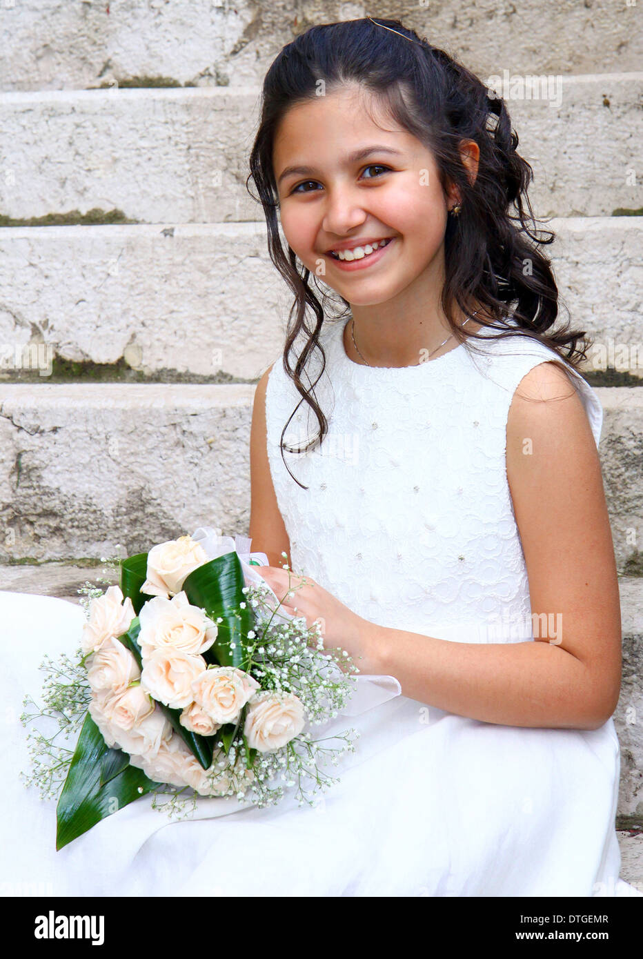 First communion dress hi-res stock photography and images - Alamy