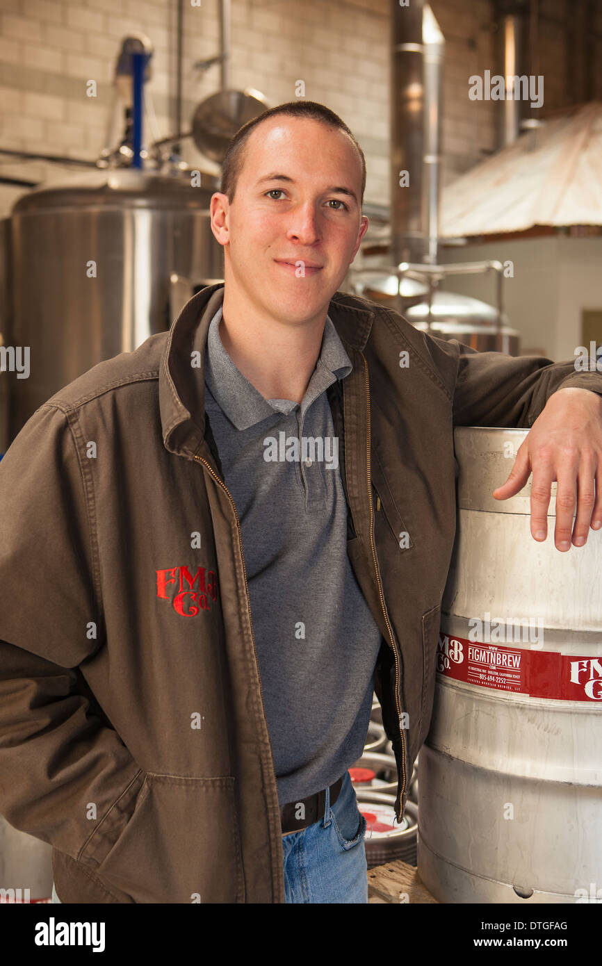 brewmaster AJ Stoll, Figueroa Mountain Brewing Company, Buellton, Santa ...