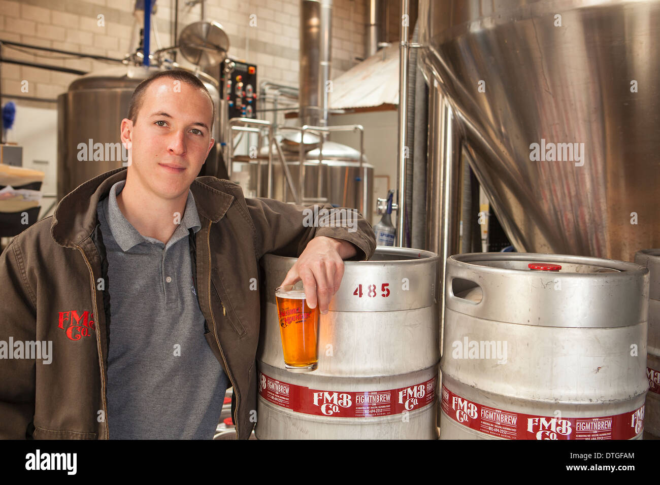 brewmaster AJ Stoll, Figueroa Mountain Brewing Company, Buellton, Santa ...