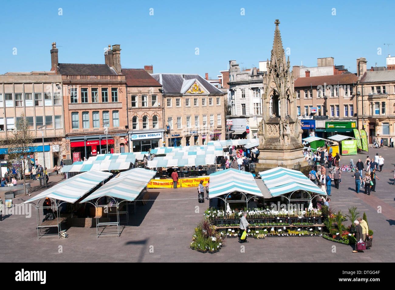 Mansfield market place hi-res stock photography and images - Alamy
