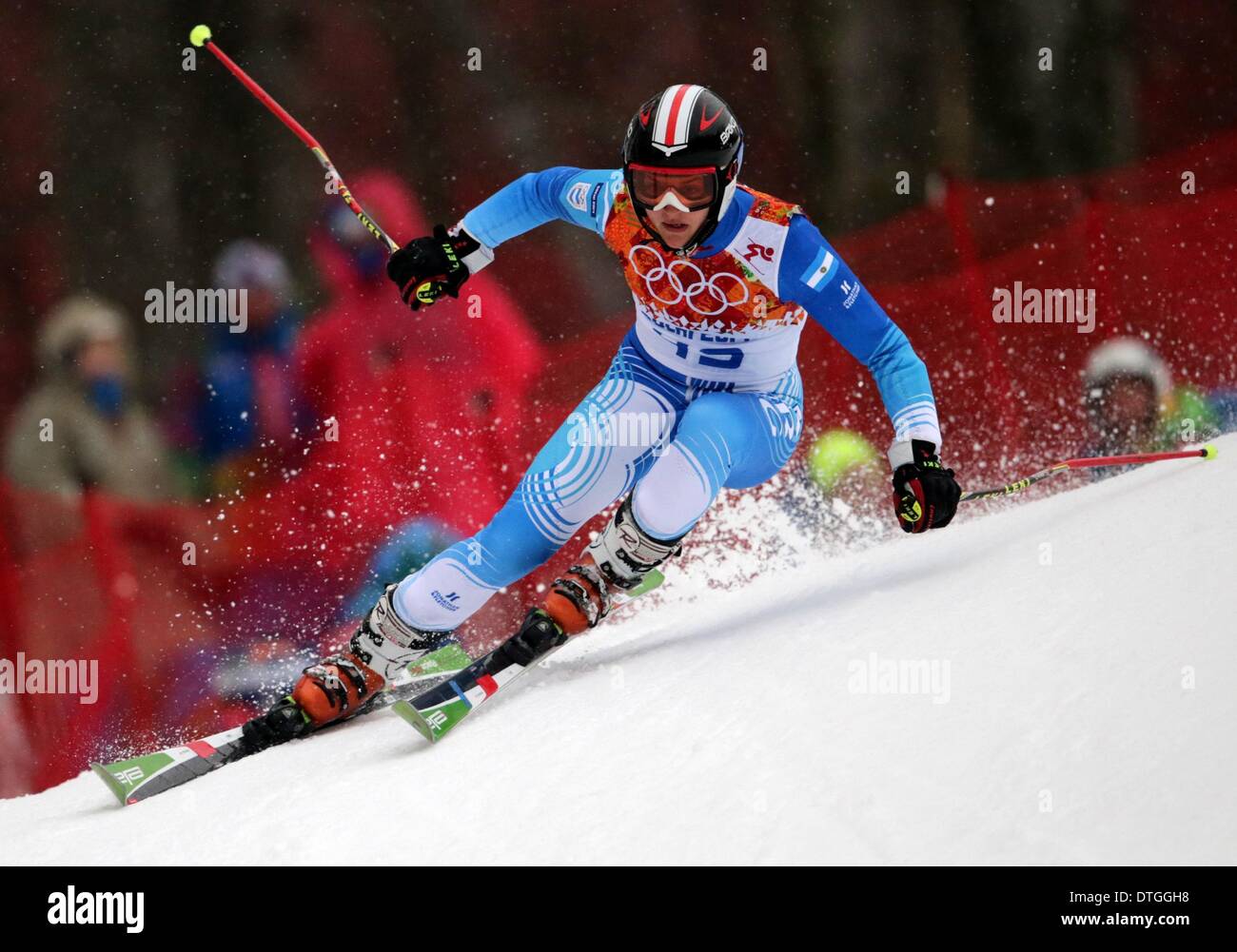 Krasnaya Polyana, Russia. 18th Feb, 2014. Julietta Quiroga of Argentina ...