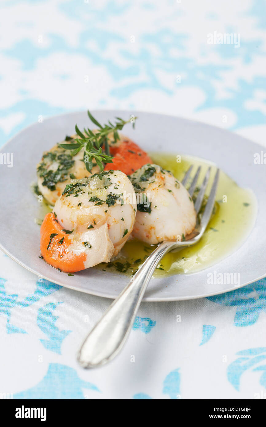 Scallops provencal hi-res stock photography and images - Alamy