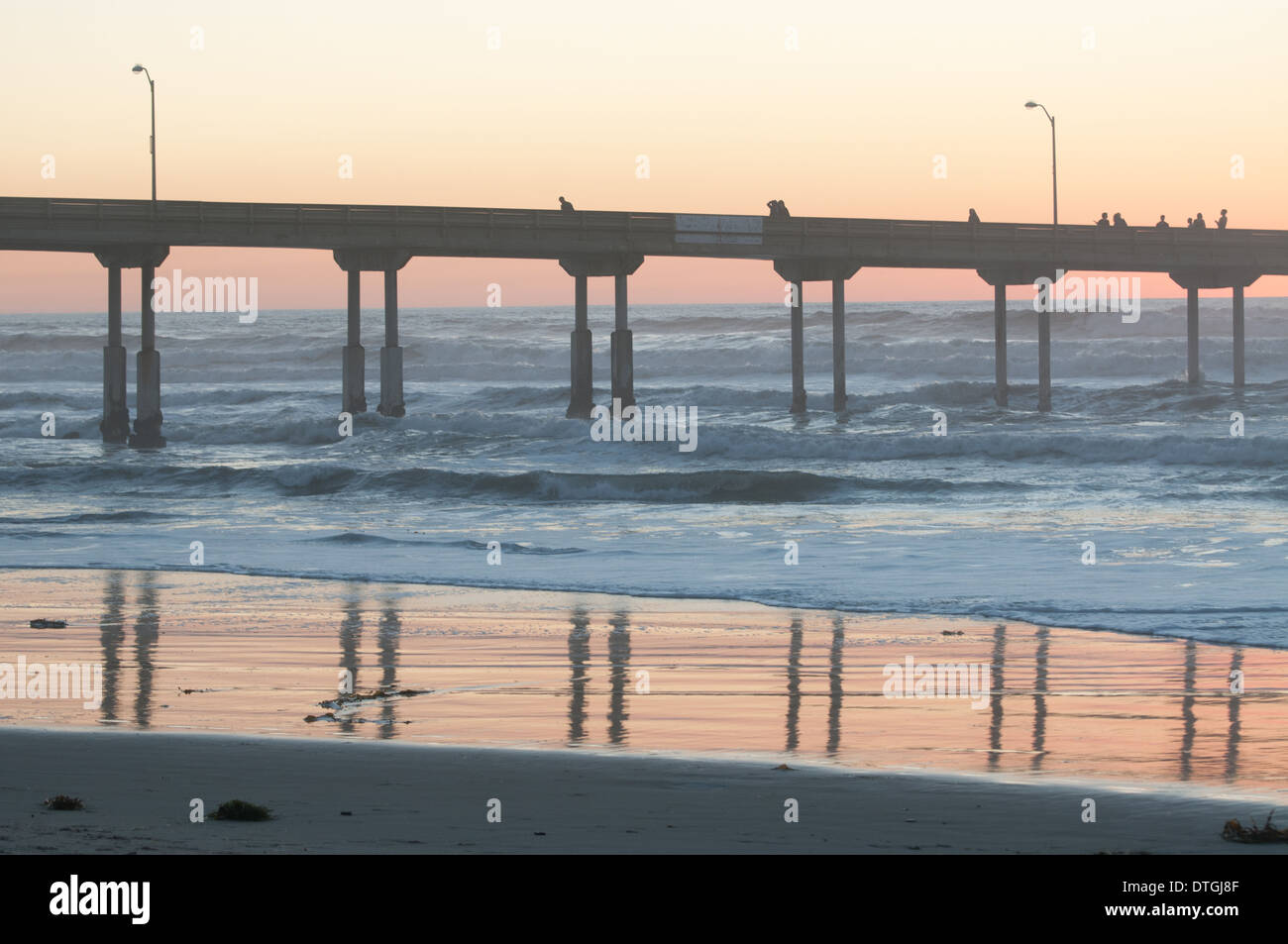 Ocean Beach, San Diego, California. Photo by WIlliam Drumm Stock Photo ...