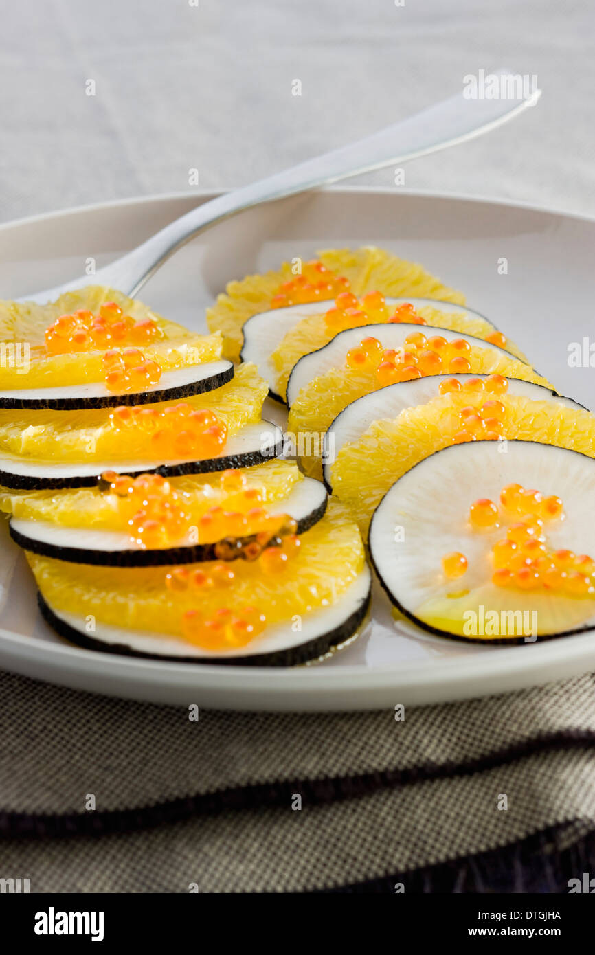 Black fish eggs hi-res stock photography and images - Alamy