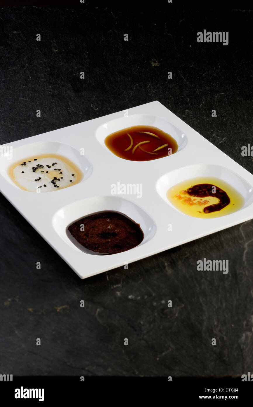 Selection of sauces Stock Photo - Alamy