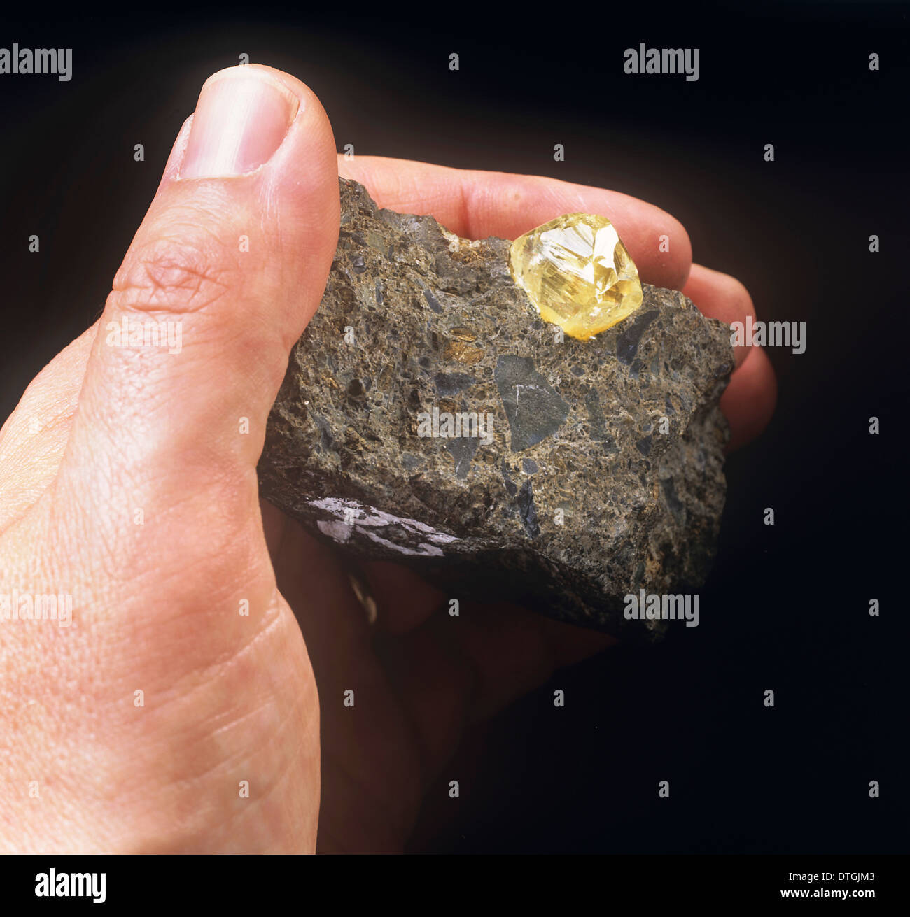 Rough diamond specimen hi-res stock photography and images - Alamy