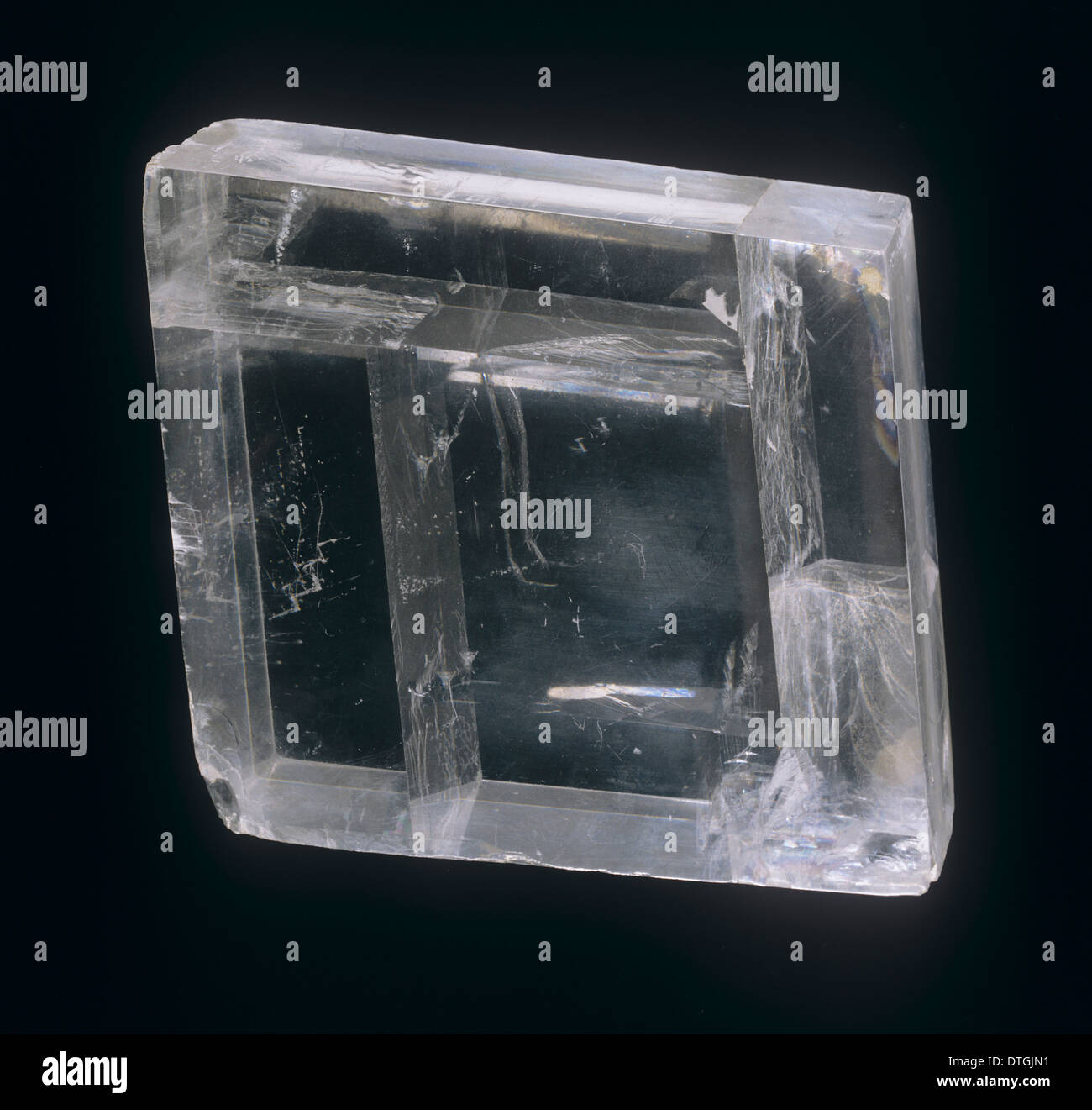 Calcite (Iceland spar Stock Photo - Alamy