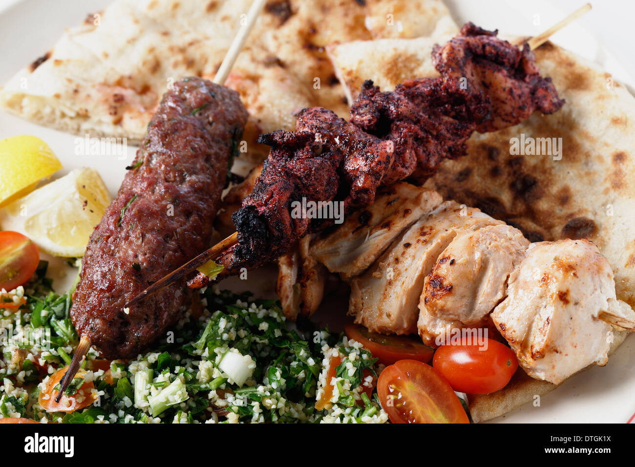 Arabian Chicken Meat Kebab High Resolution Stock Photography and Images ...