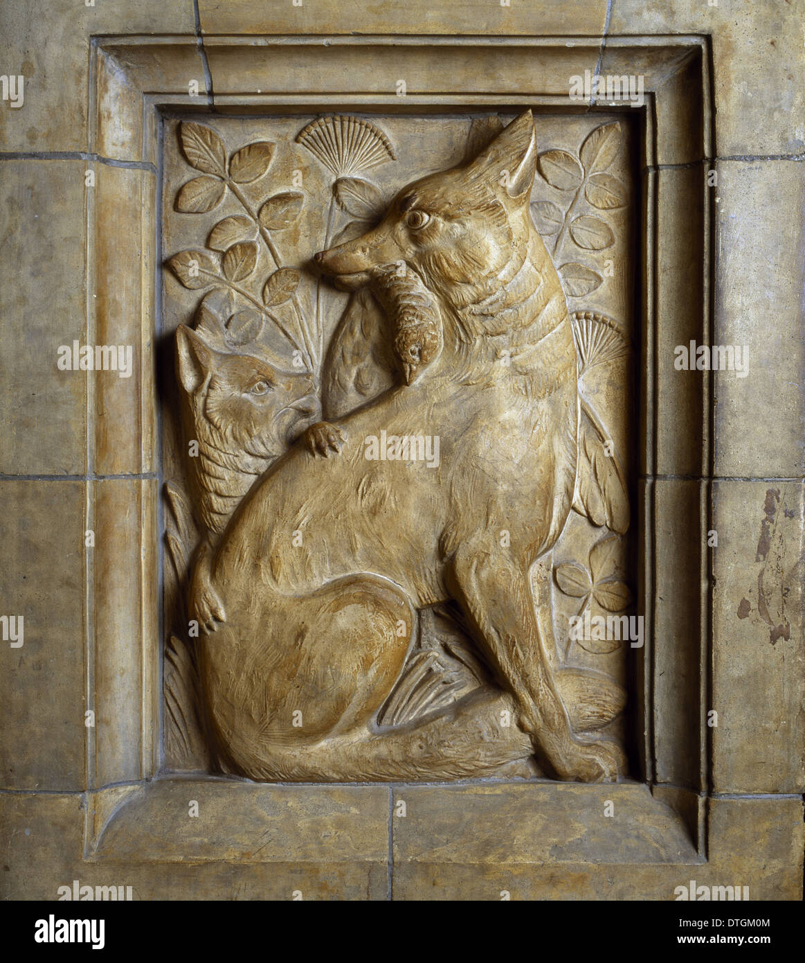 Detail from the Waterhouse building of the Natural History Museum ...