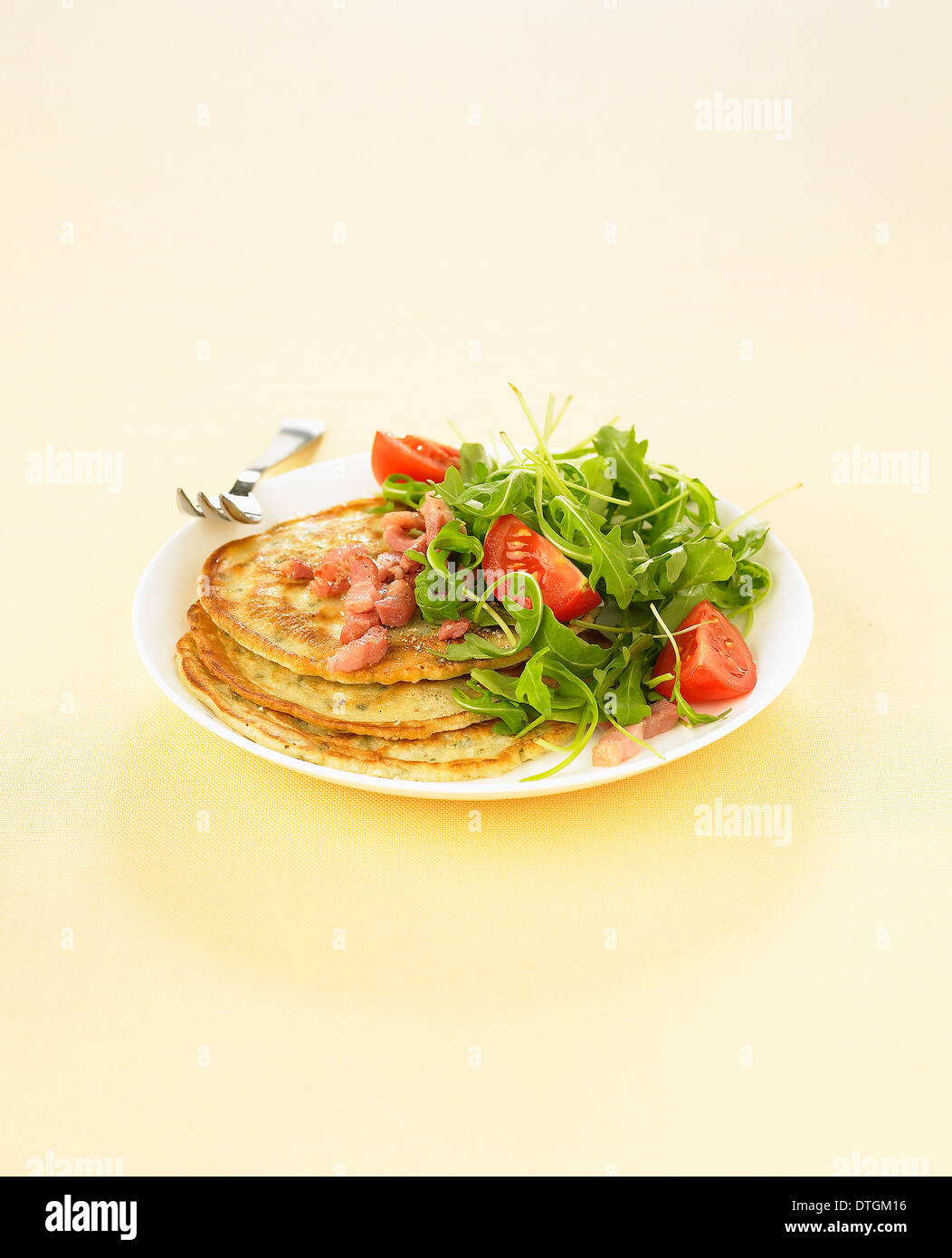 Pascade Aveyronnaise, savoury pancake Stock Photo - Alamy
