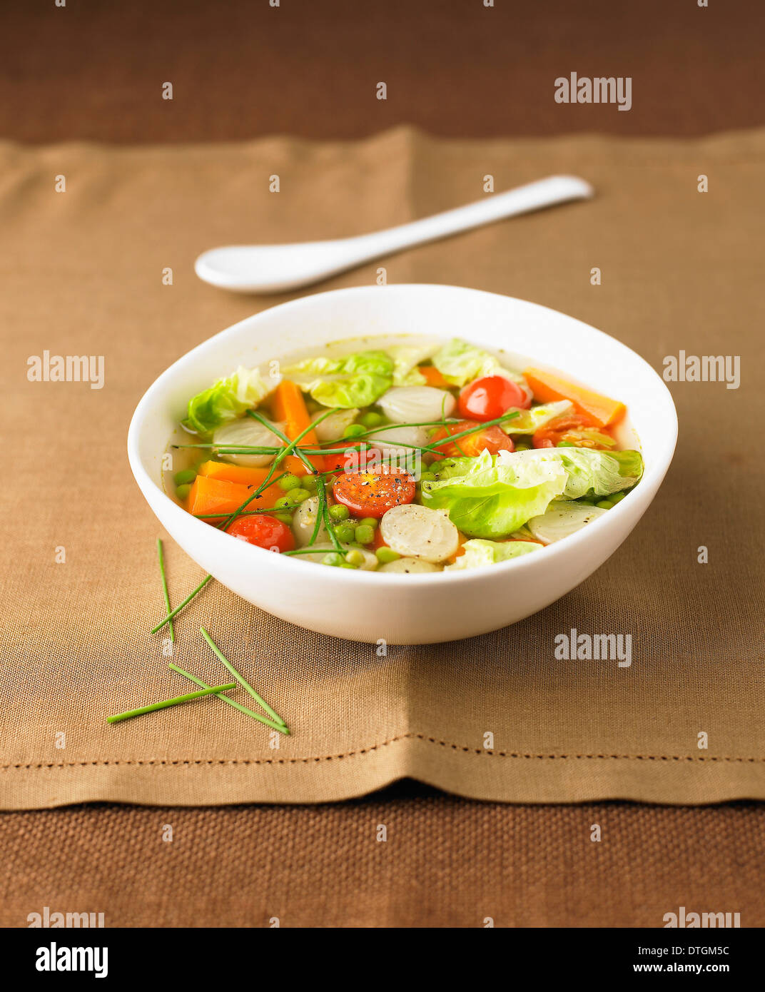 Express vegetable soup Stock Photo - Alamy