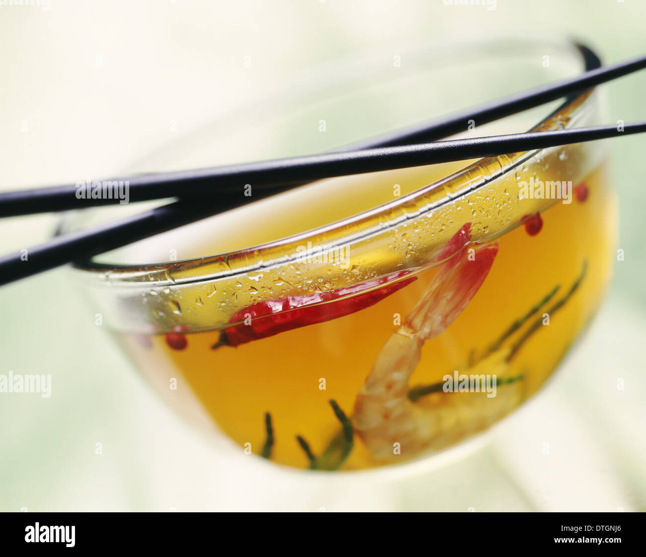 Spicy shrimp broth Stock Photo - Alamy