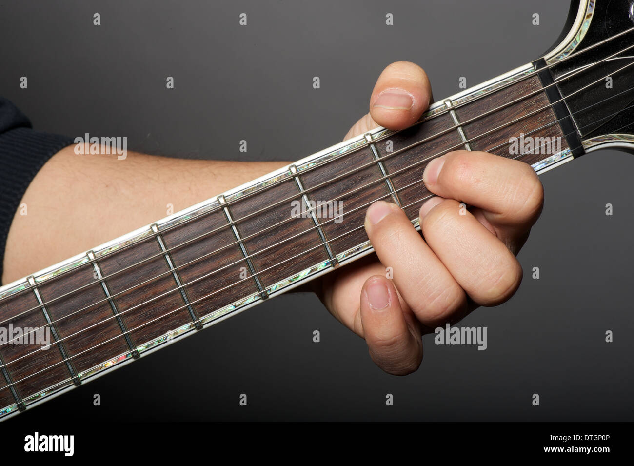 Guitar chords hi-res stock photography and images - Alamy