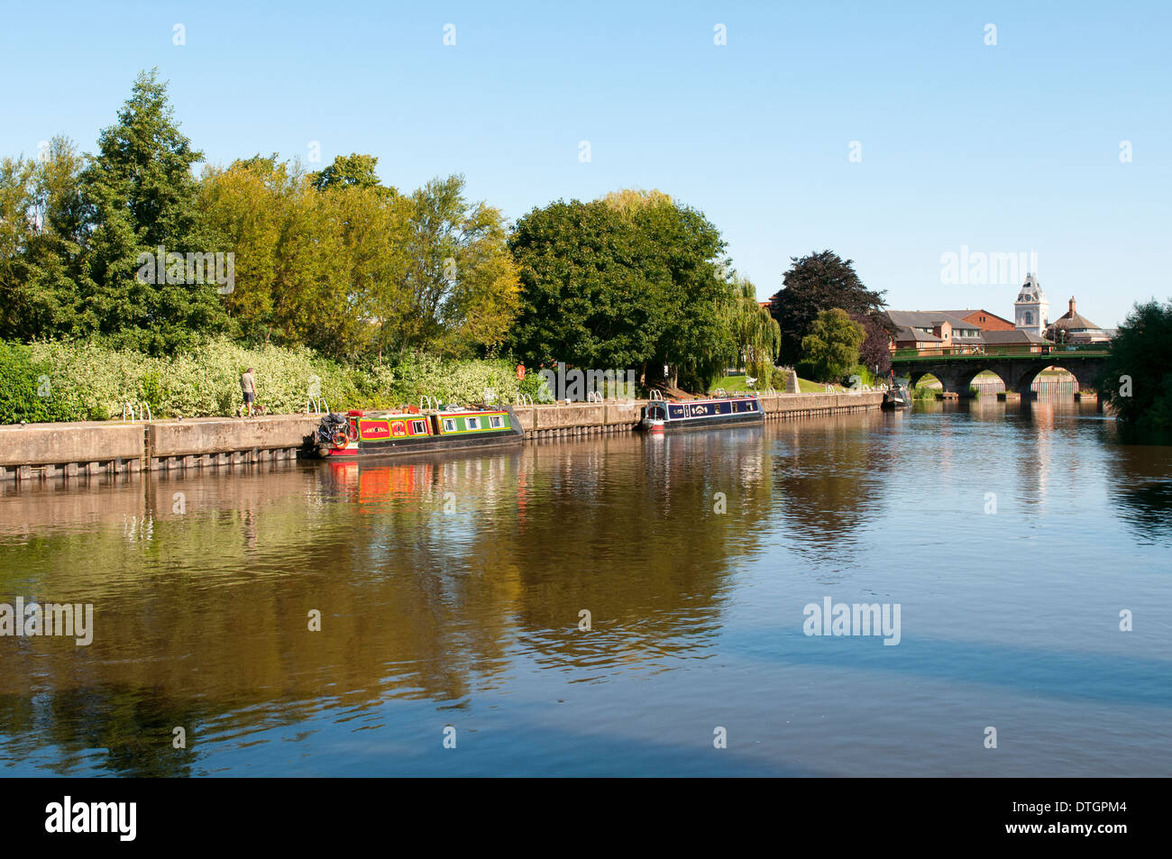 The River Trent at Newark on Trent, Nottinghamshire UK Stock Photo - Alamy