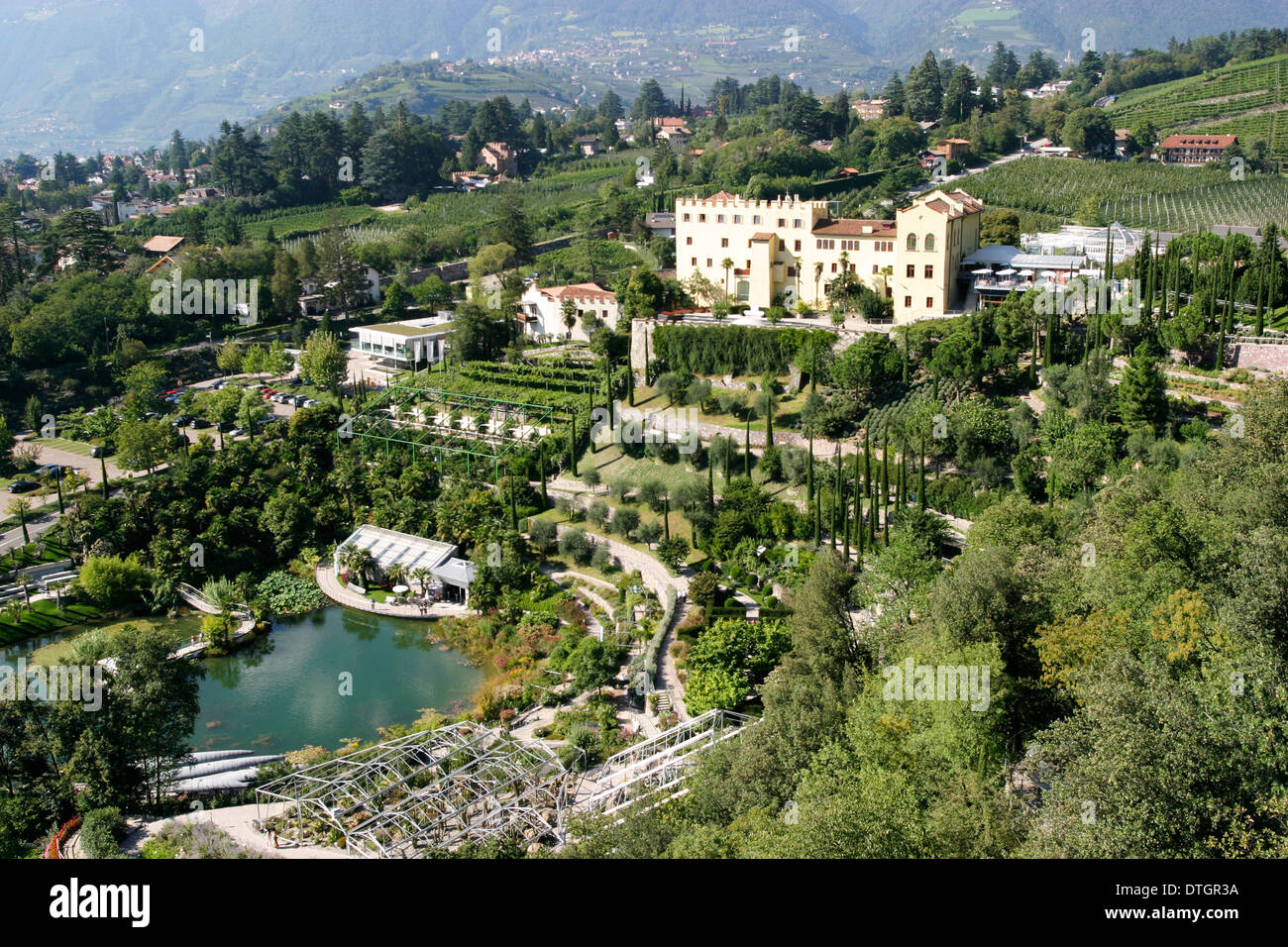 The Gardens of Trauttmansdorff Castle Merano Italy Stock Photo - Alamy