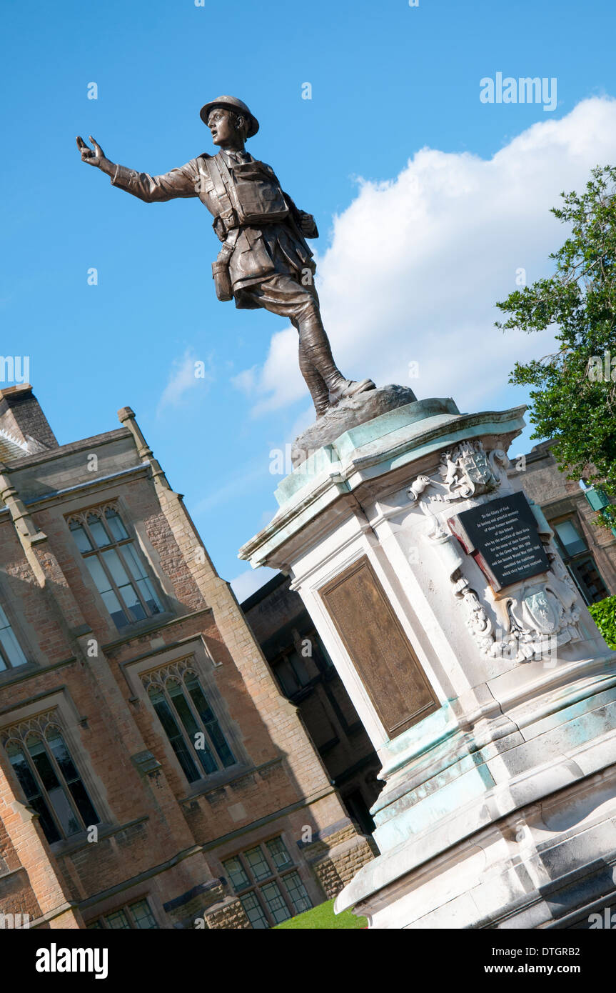War Memorial at the Nottingham Boys High School, Nottingham ...