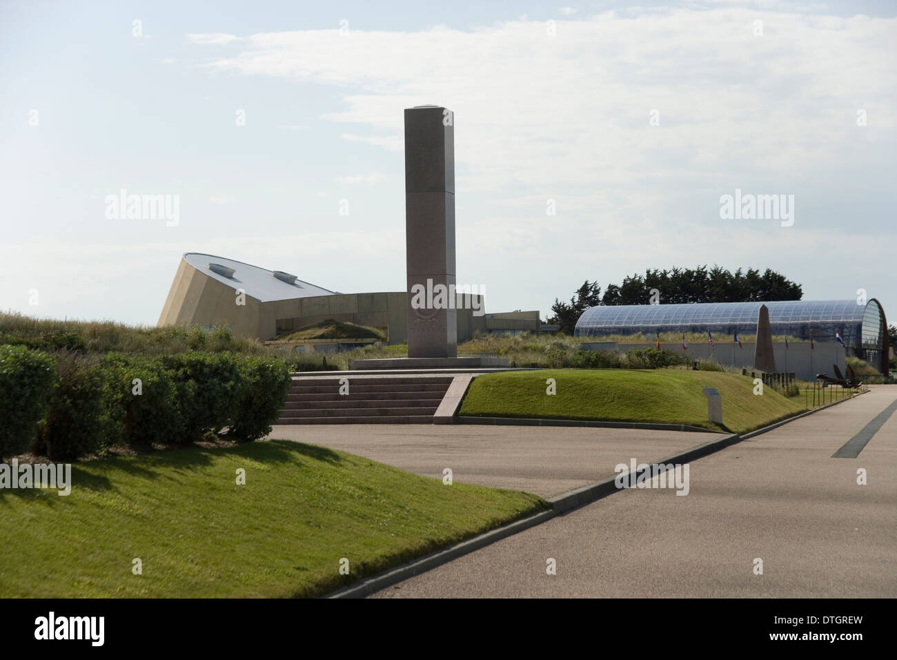 American memorial at Utah Beach Normandy Stock Photo - Alamy
