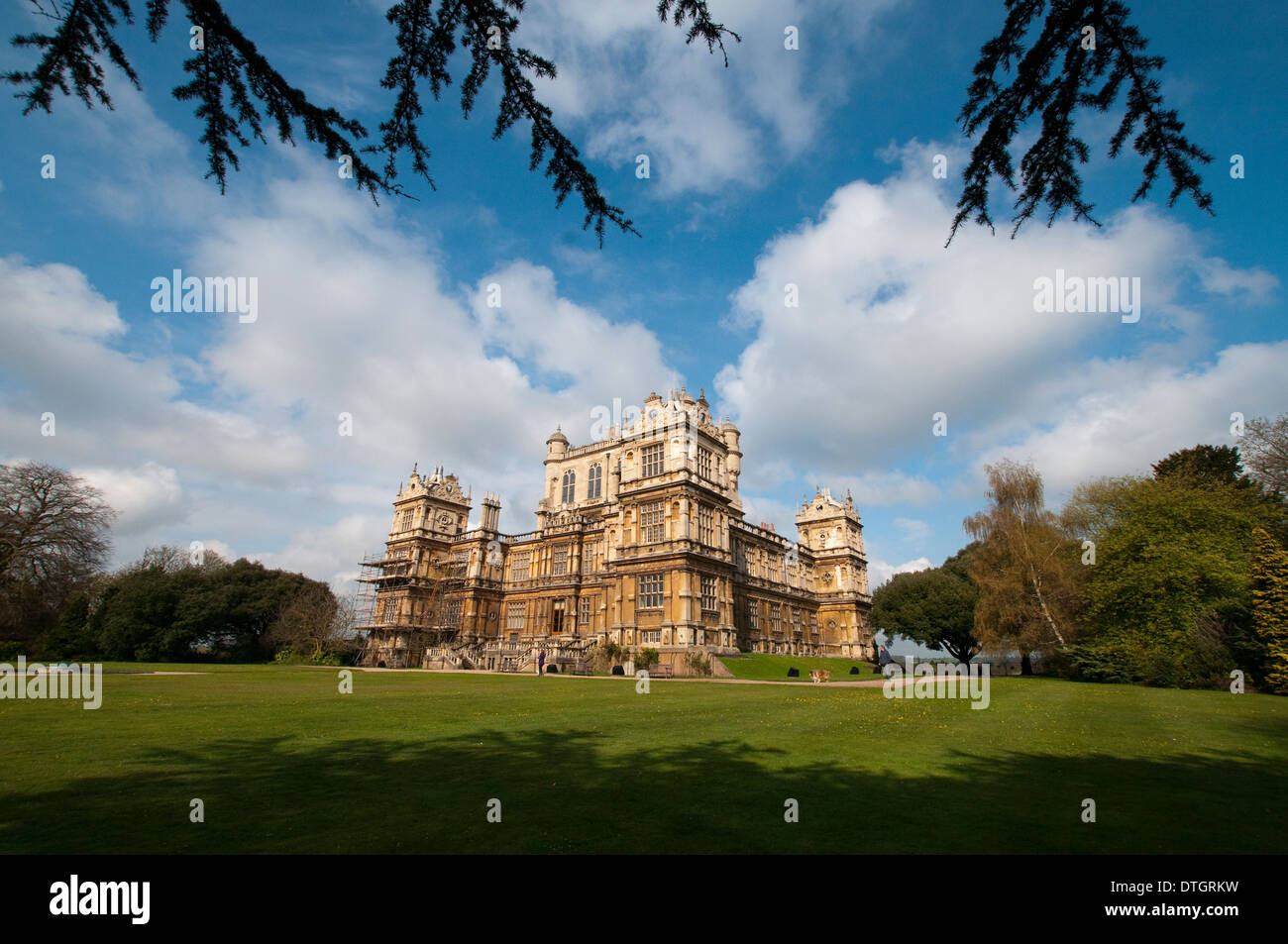 Wollaton Hall Mansion Deer High Resolution Stock Photography and Images ...