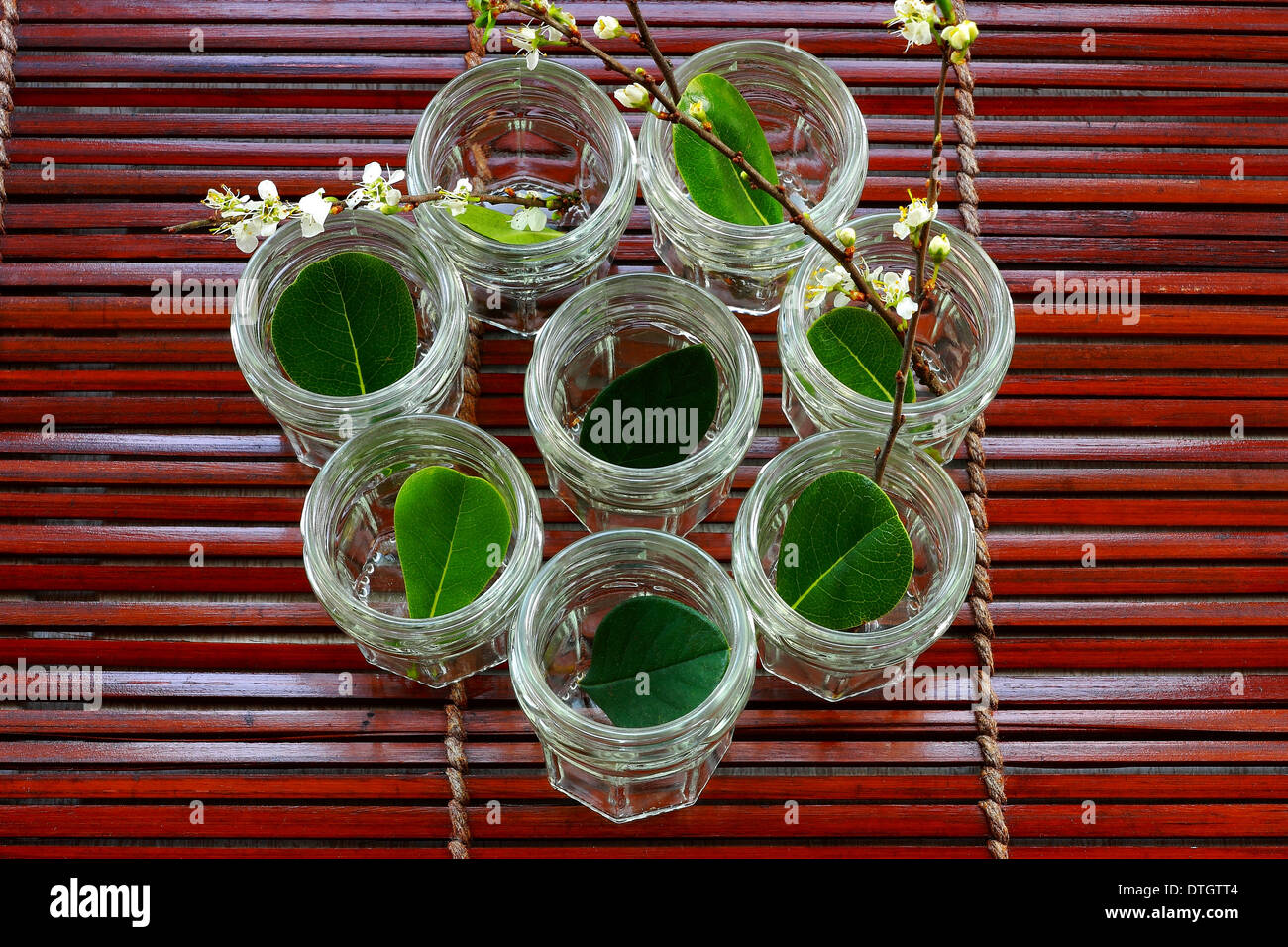 Glass jar in circle Stock Photo - Alamy