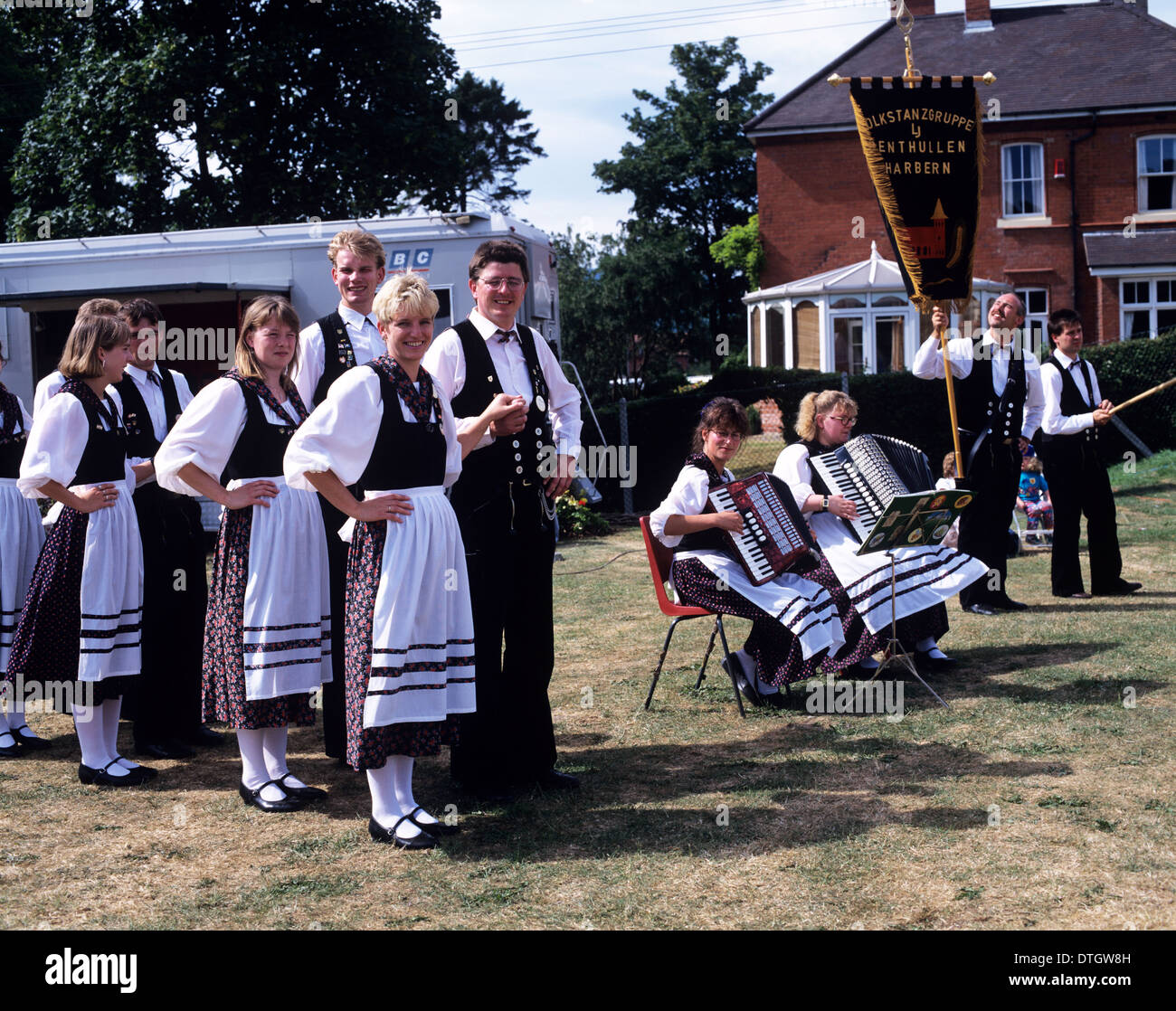 Local people in German traditional costume Stock Photo - Alamy
