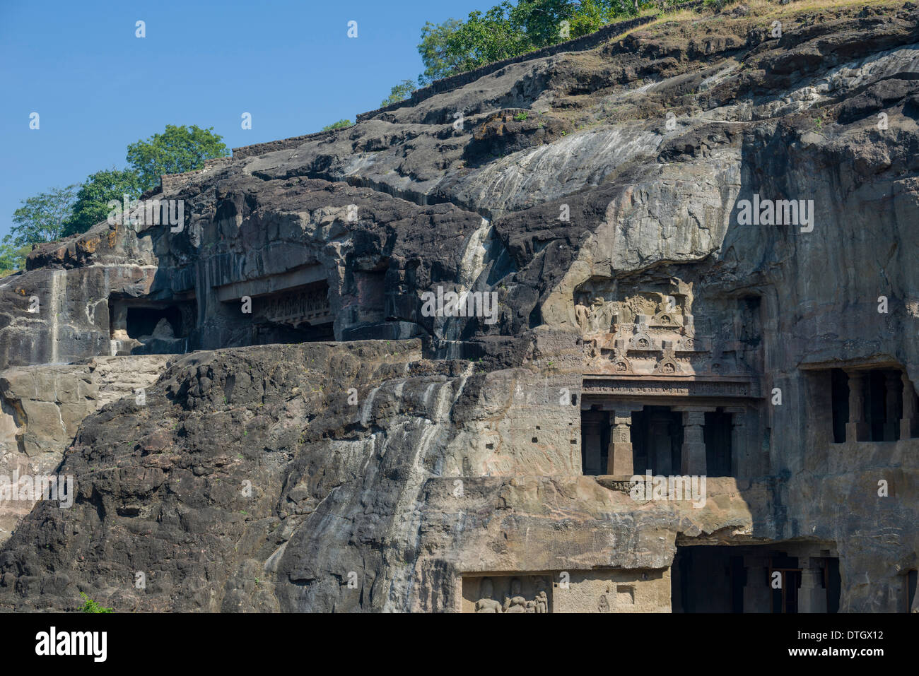 Ellora Caves Unesco World Heritage High Resolution Stock Photography ...