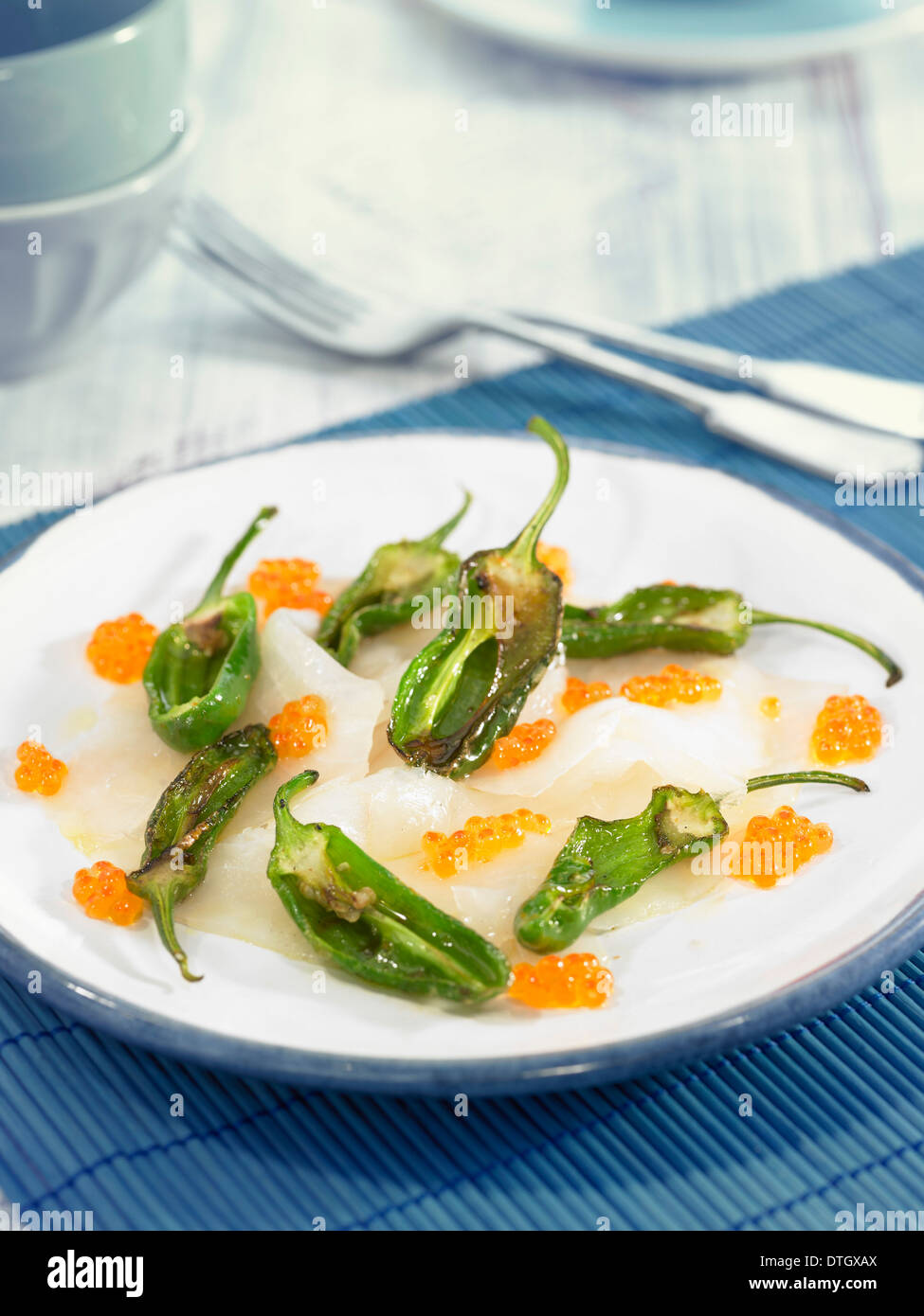 Carpaccio cod fish hi-res stock photography and images - Alamy