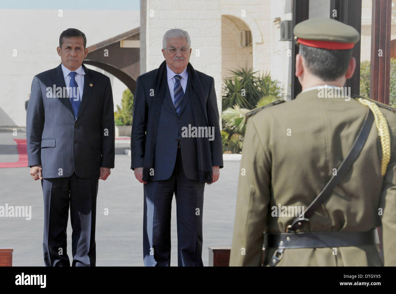 Ramallah, West Bank, Palestinian Territory. 18th Feb, 2014. Palestinian ...