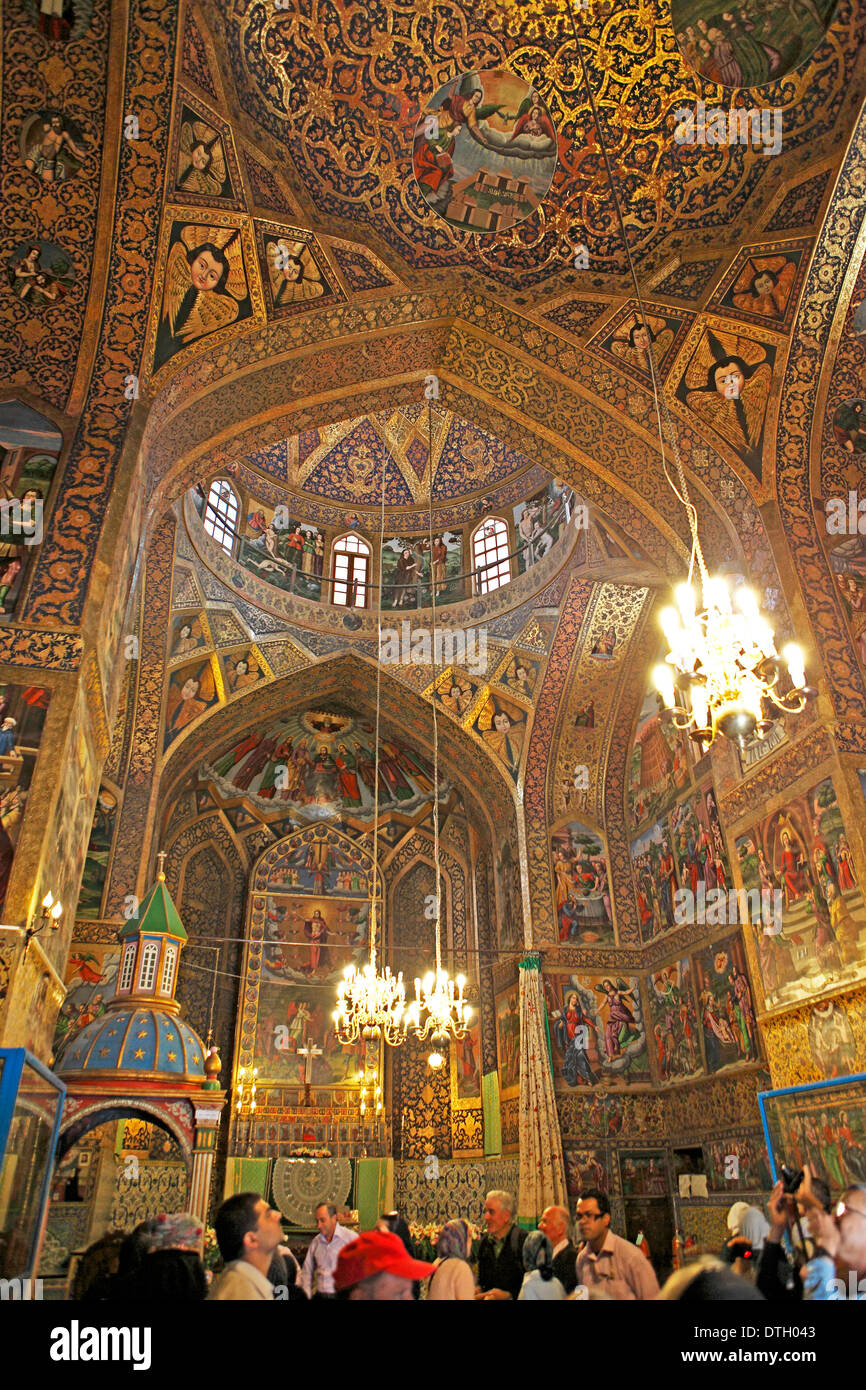 Murals in the Armenian Vank Cathedral, UNESCO World Cultural Heritage ...