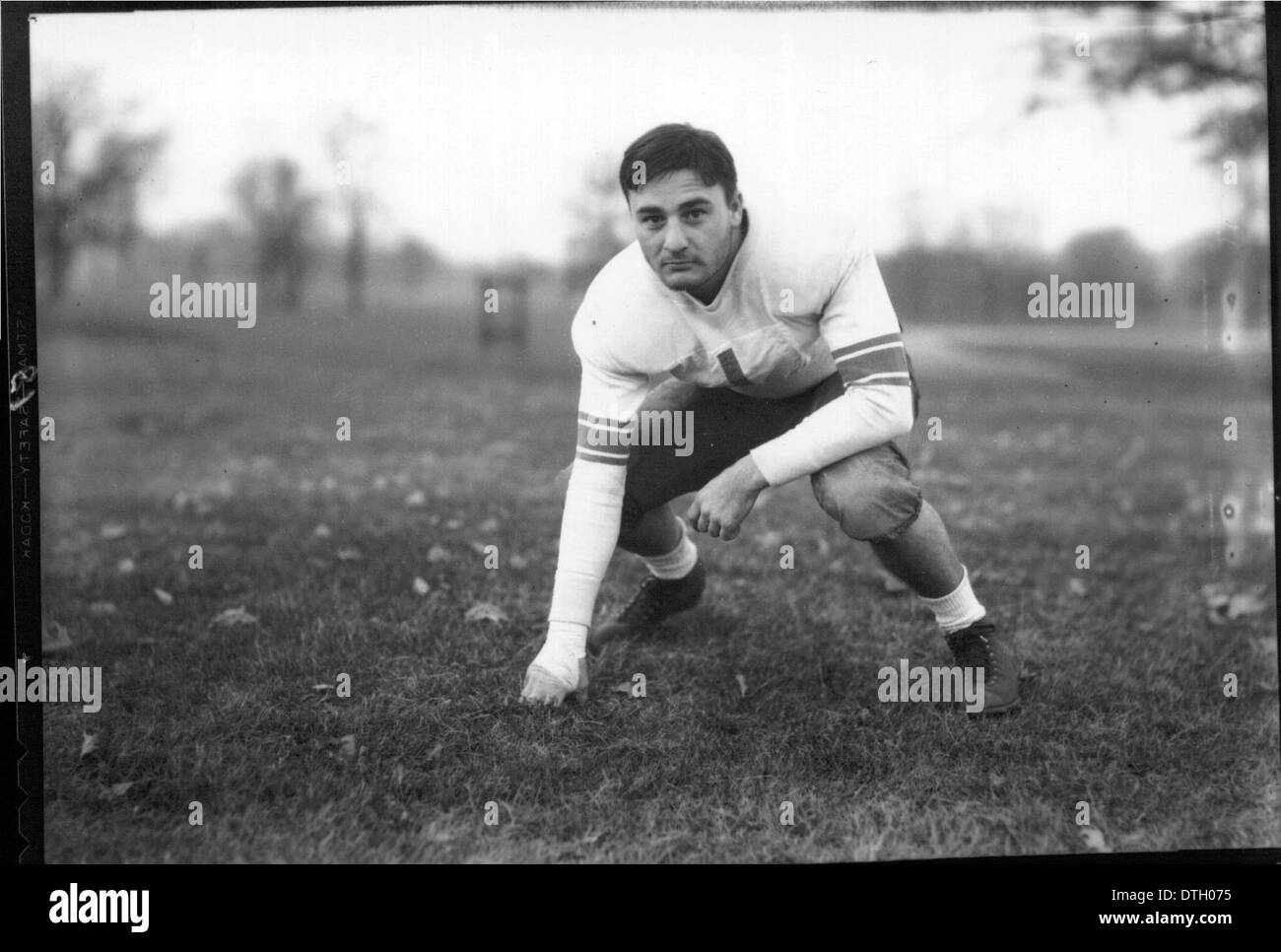 Fred Rentz, pictured in his football uniform from 1932, was a notable ...