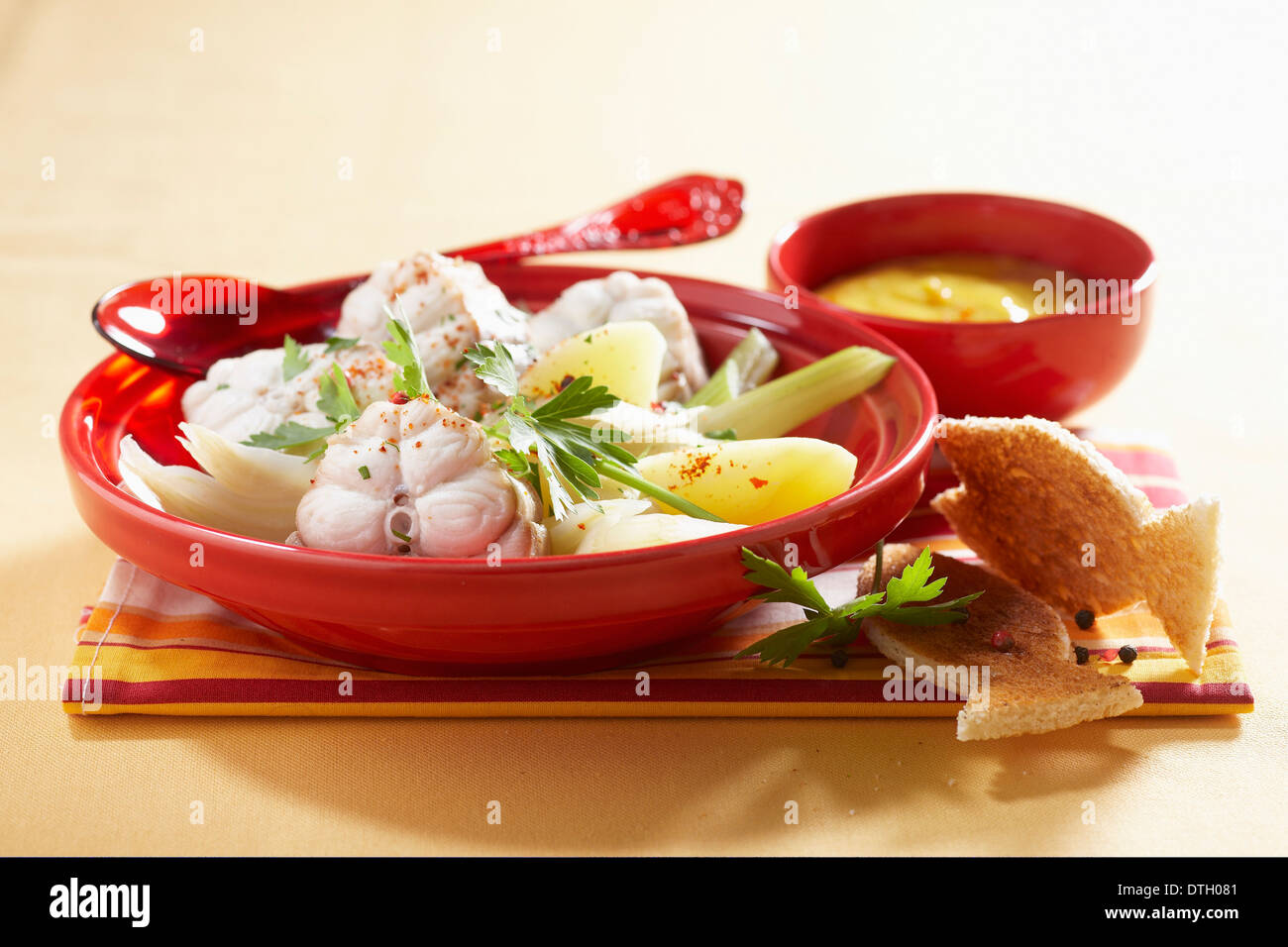 Steamed monkfish hi-res stock photography and images - Alamy