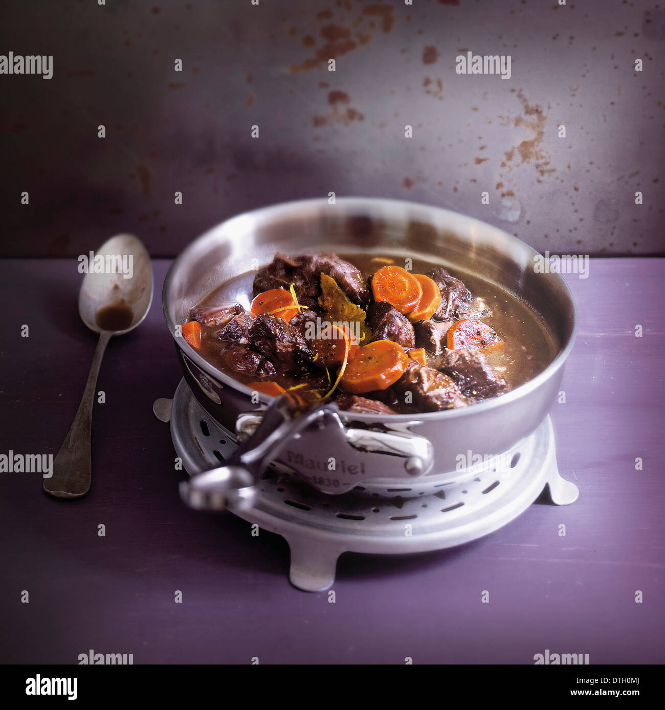 Beef,carrot and orange stew Stock Photo - Alamy