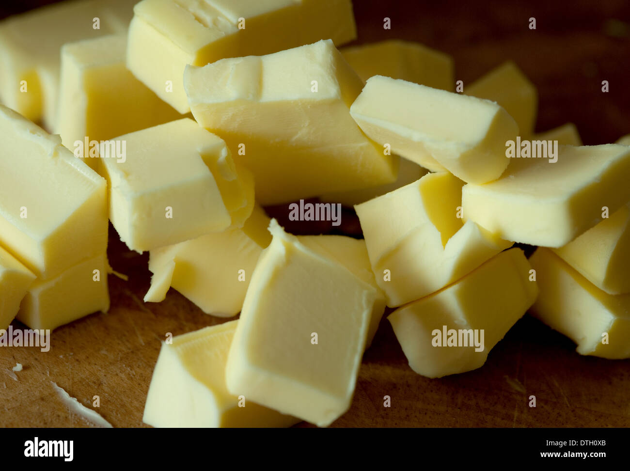 Close up of butter cubes hi-res stock photography and images - Alamy