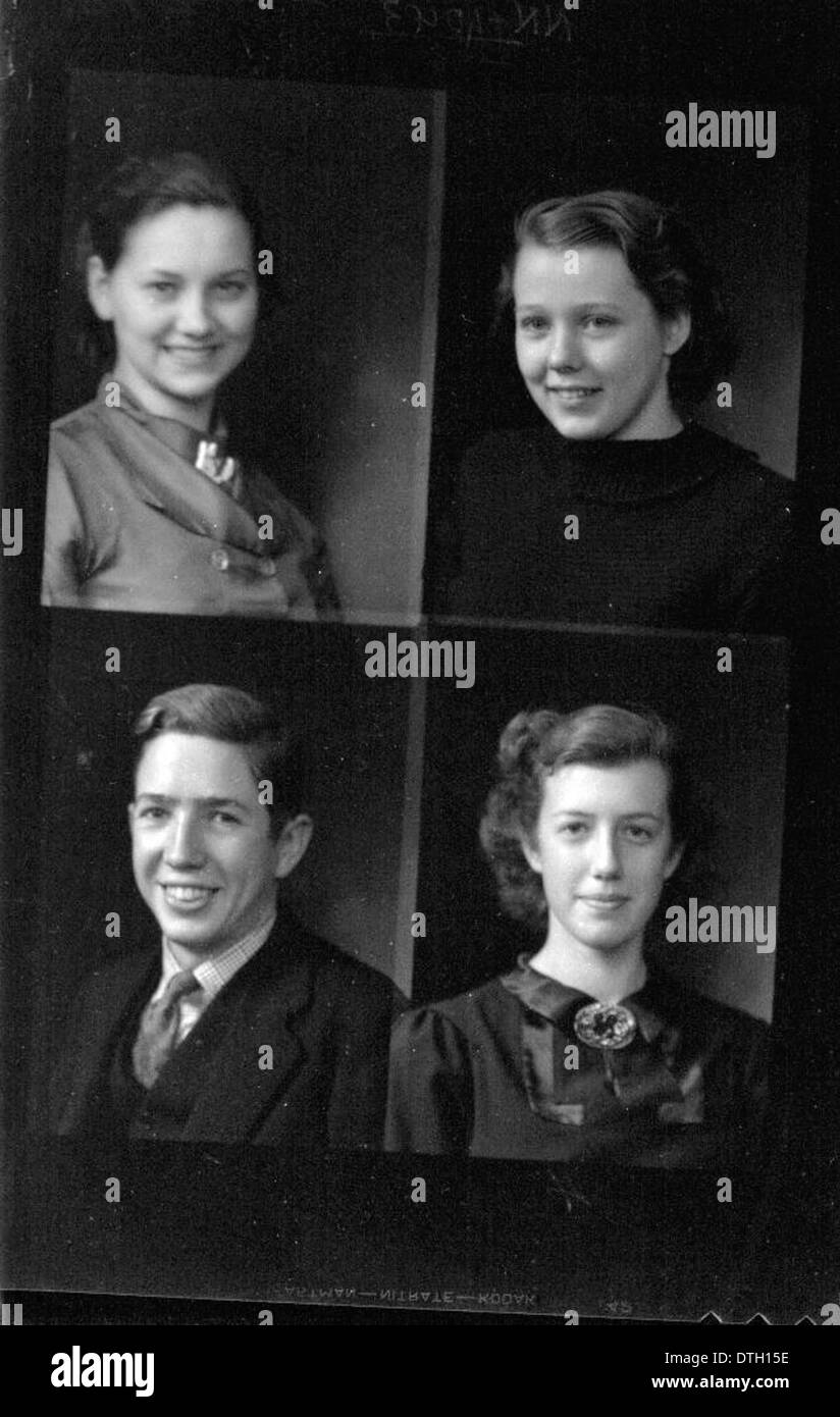 1930s student portraits hi-res stock photography and images - Alamy