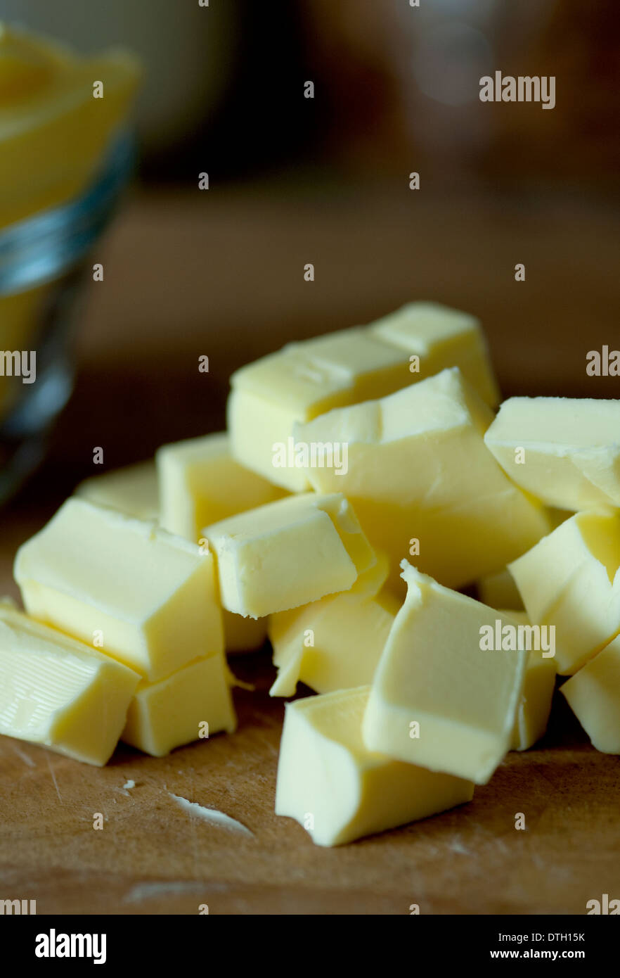 Cubed butter hi-res stock photography and images - Alamy