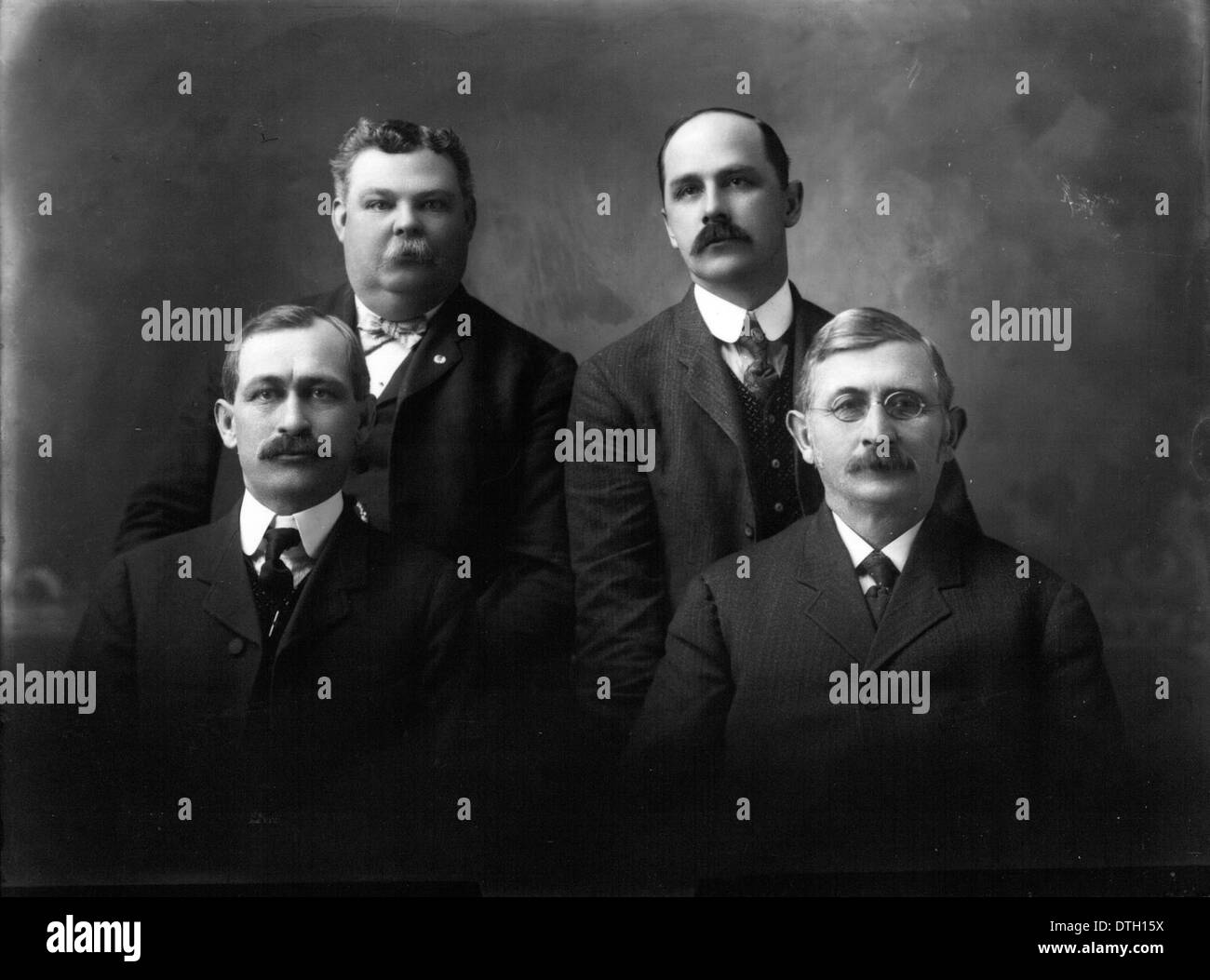 Four group portrait photographs hi-res stock photography and images - Alamy